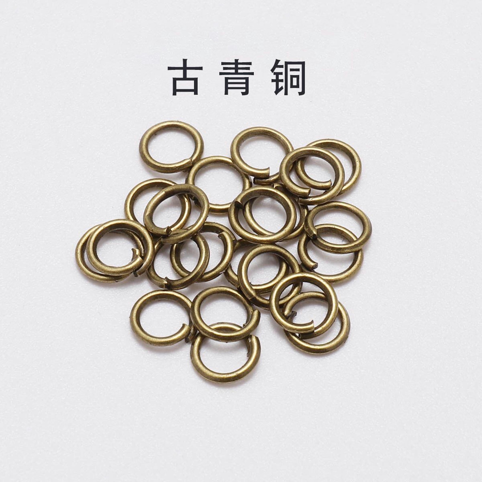 K-KED 3~20mm Open Jump Rings Loops Split Rings Connectors for DIY ...
