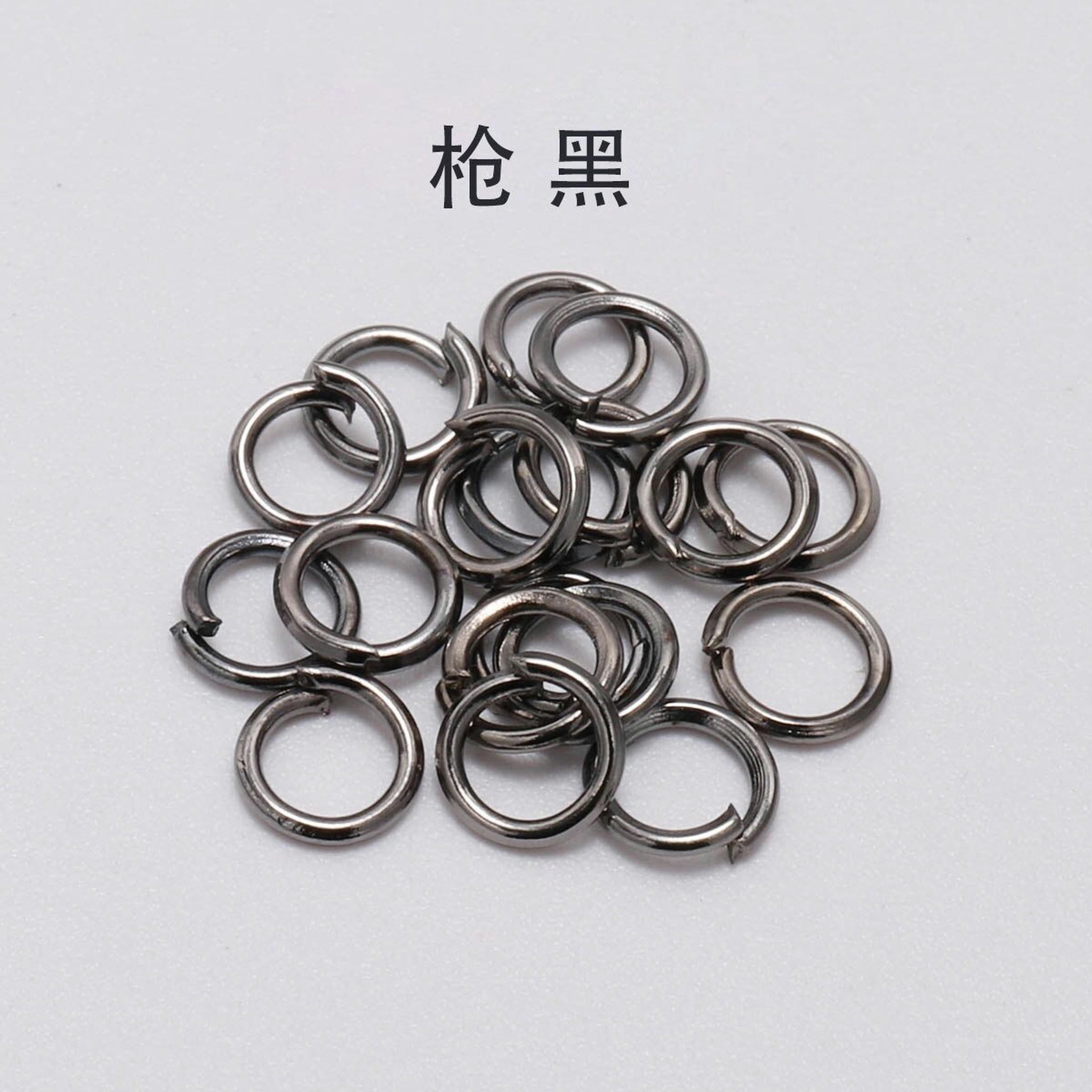 K-KED 3~20mm Open Jump Rings Loops Split Rings Connectors for DIY ...