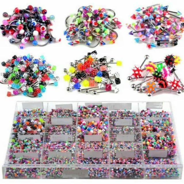 K-KED 30-105Pcs Wholesale Bulk Body Piercing Delicate Jewelry Navel ...