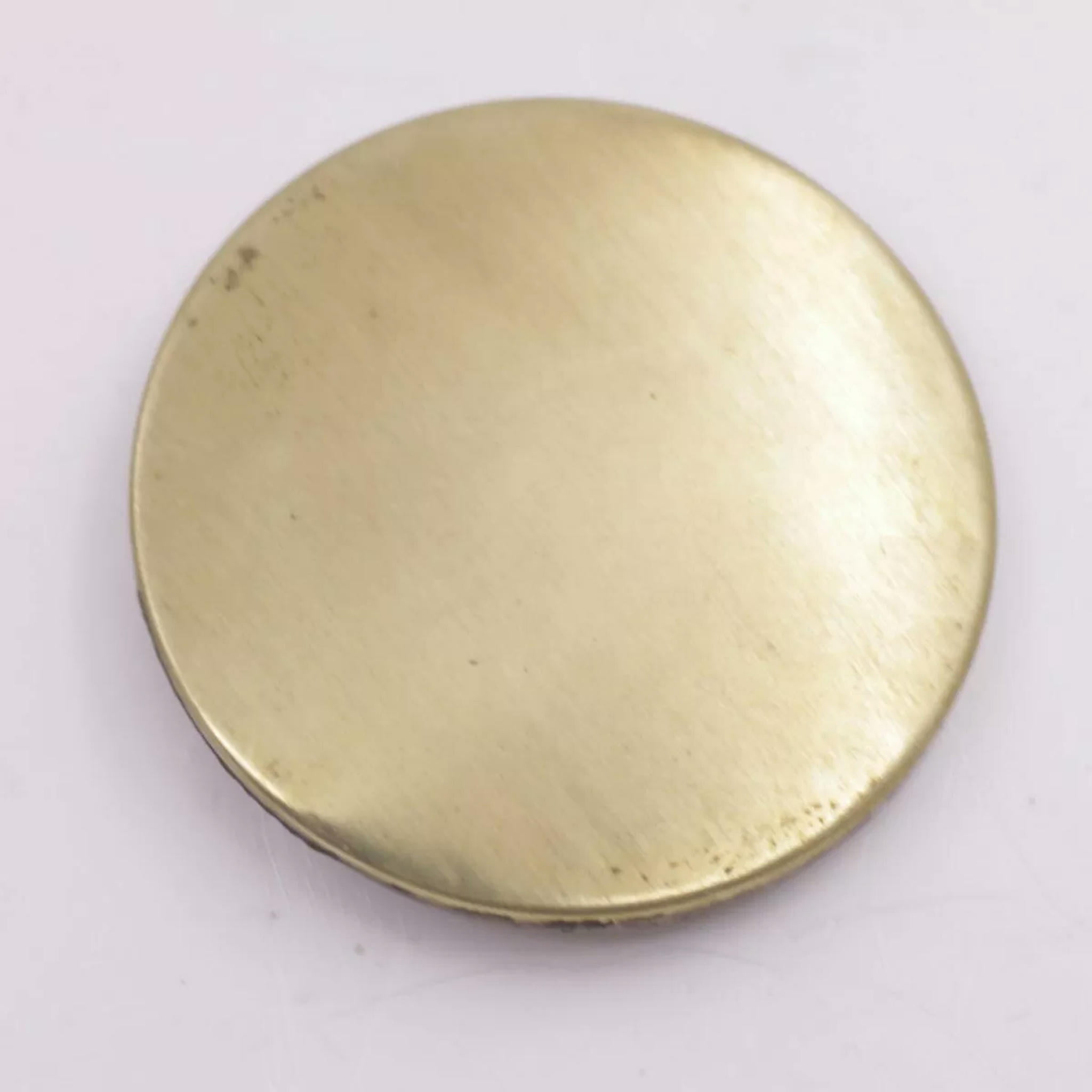 K-KED 30mm Feng Shui Mirror Disc Brass Metal Making Good Lucky Pendant ...