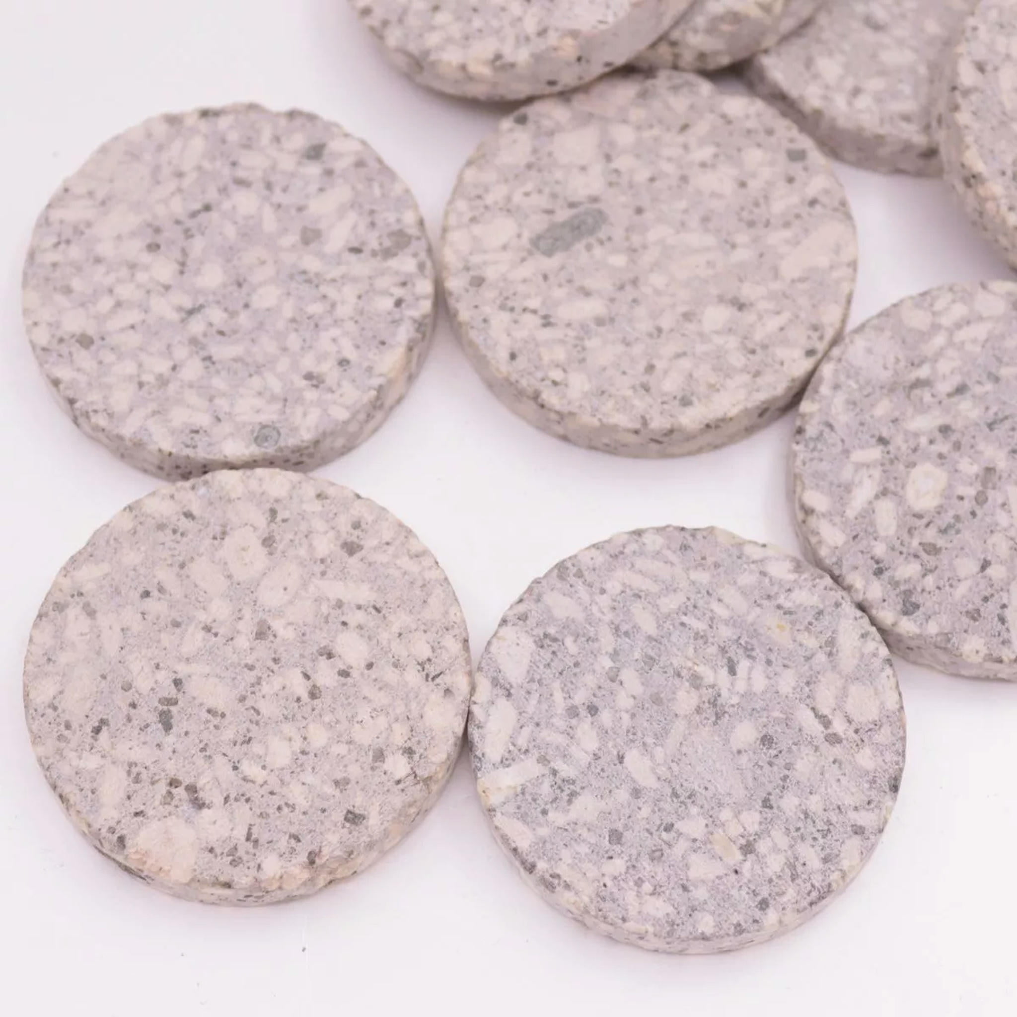 K-KED 5 PCS 50mm Coin Maifan Stone Maifanite Lonic Alkaline Water ...