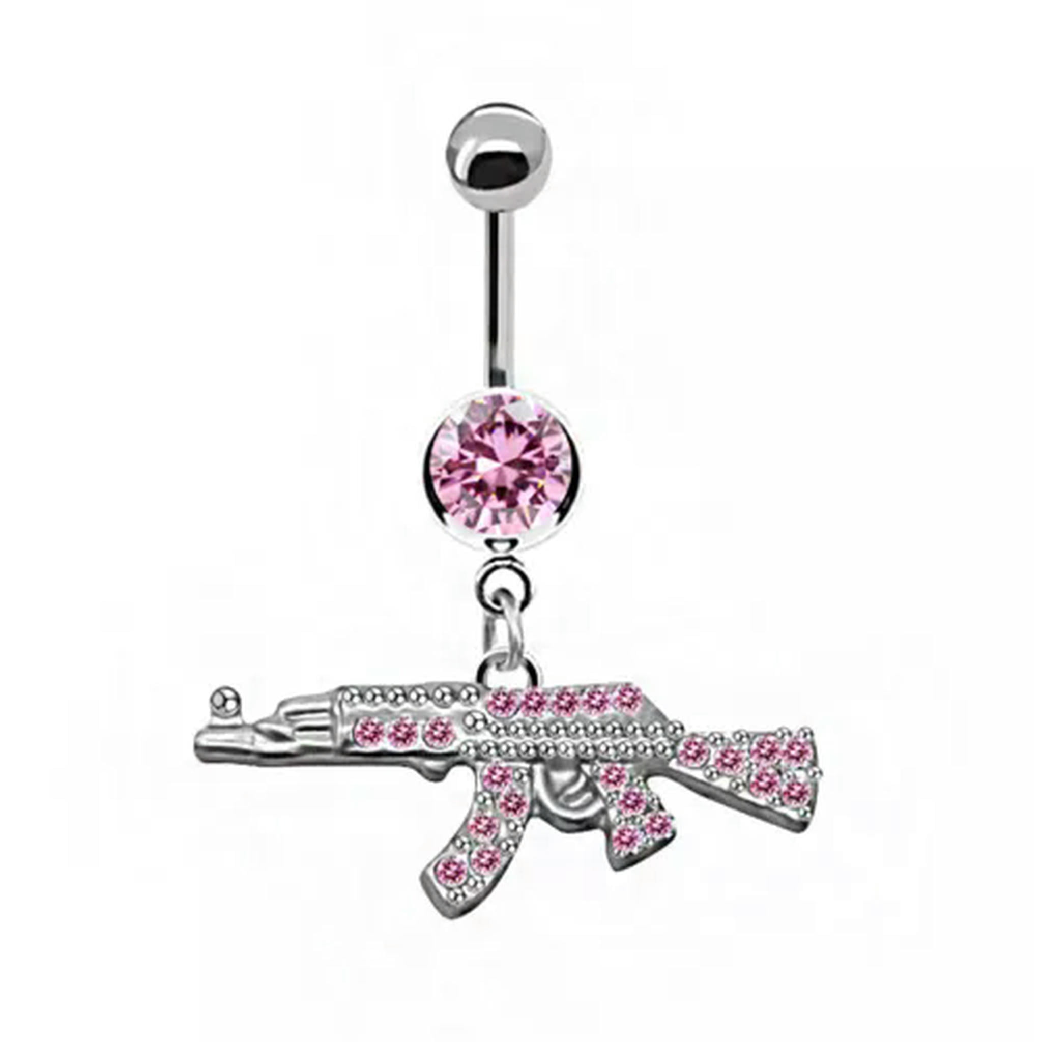 K-KED Beach Belly Navel Rings Body Piercing Sexy Delicate Jewelry Pink ...