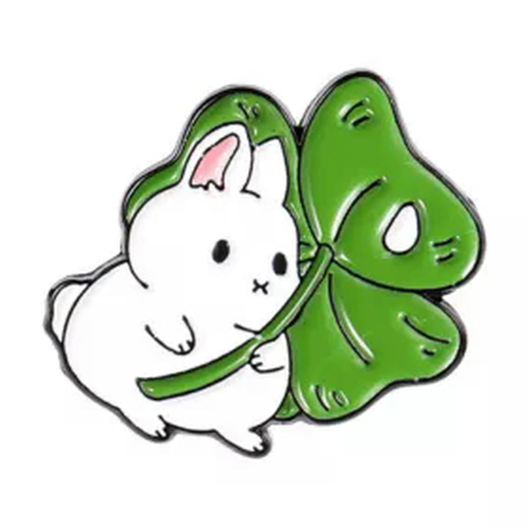 K-KED Big-eared Rabbit Enamel Pins Custom Cute Docile Animals Brooch ...