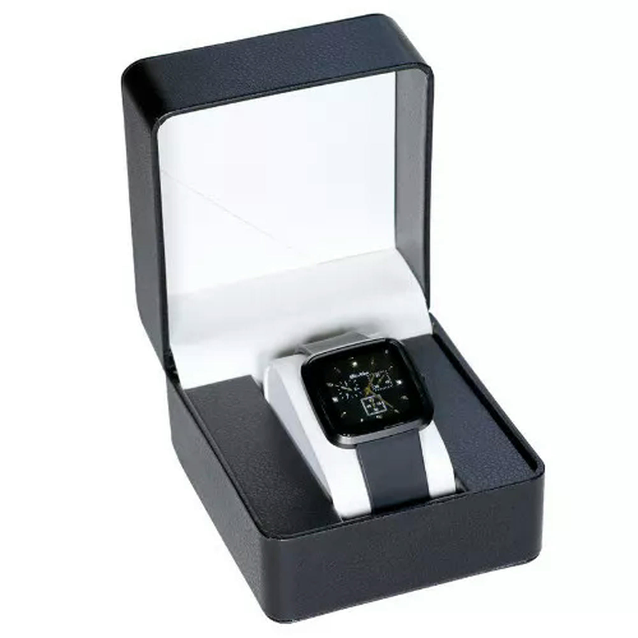 K-KED Black Single Watch Gift Box Pillow Pu Leather Wristwatch Display ...