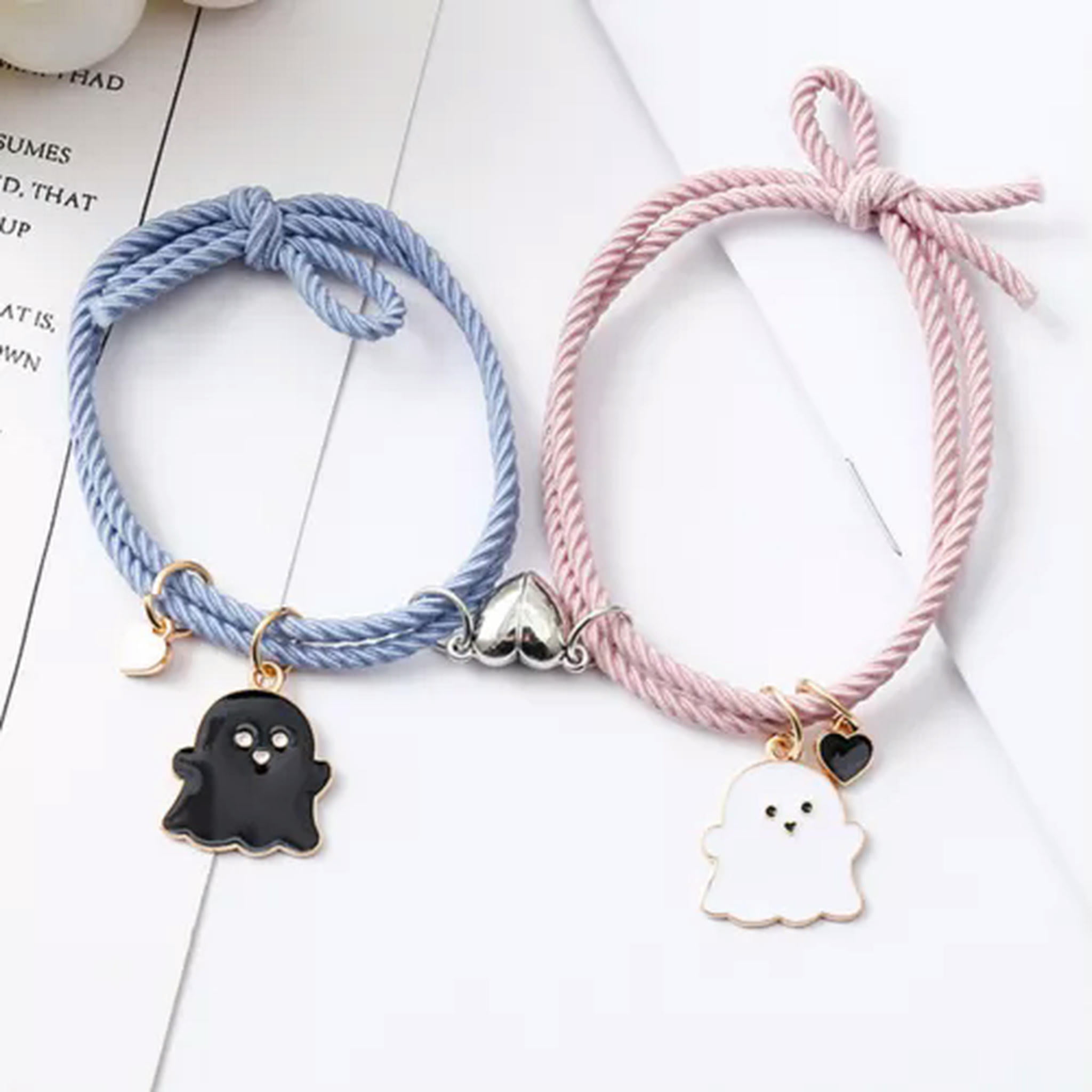 K-KED 2Pcs Couple Bracelets Matching Fashion Vintage Personality ...