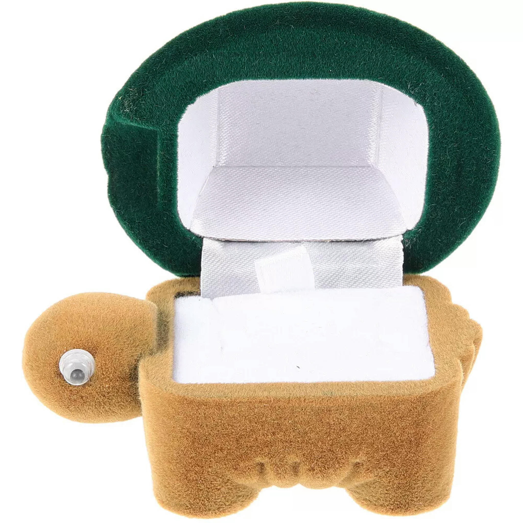 K-KED Delicate Jewelry Storage Case Ring Protector Holder Velvet Turtle ...