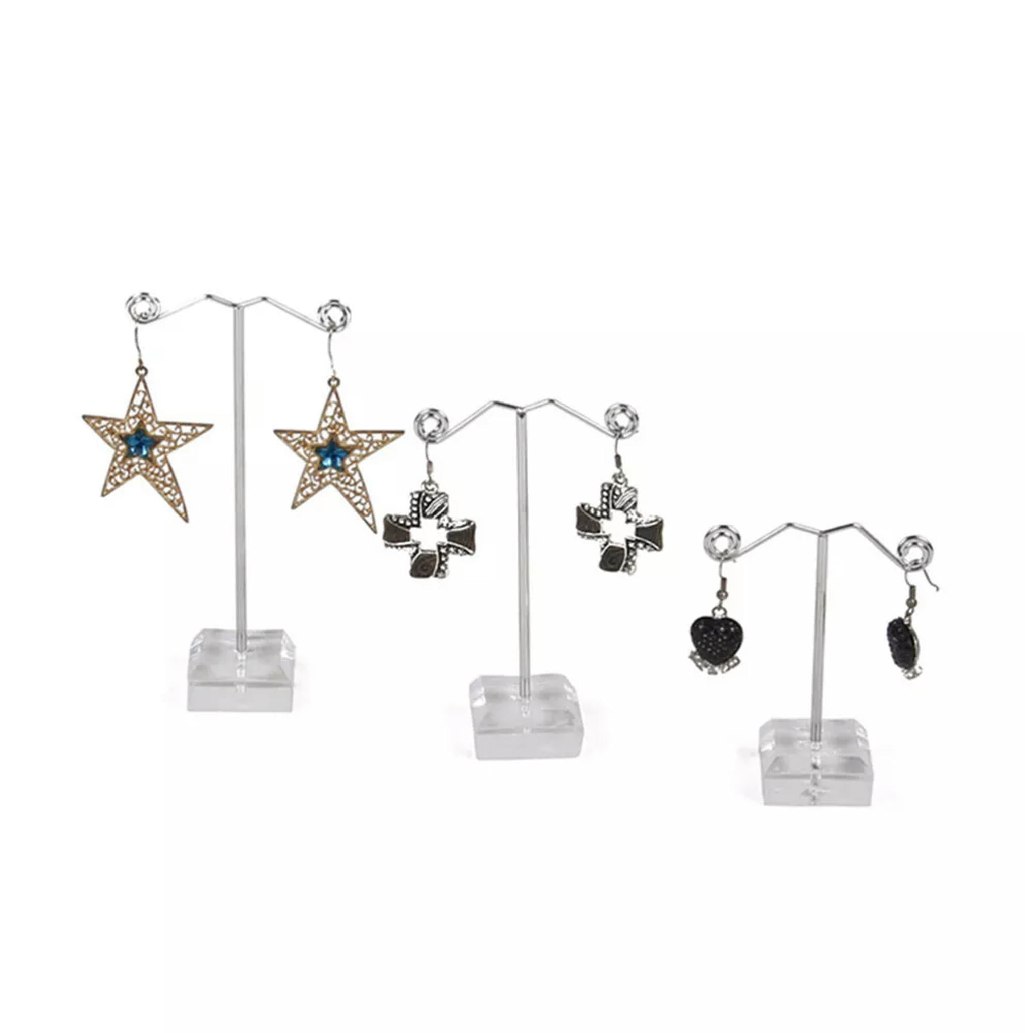 K-KED Earrings Stand Delicate Jewelry Display Organizer Rack Acrylic ...