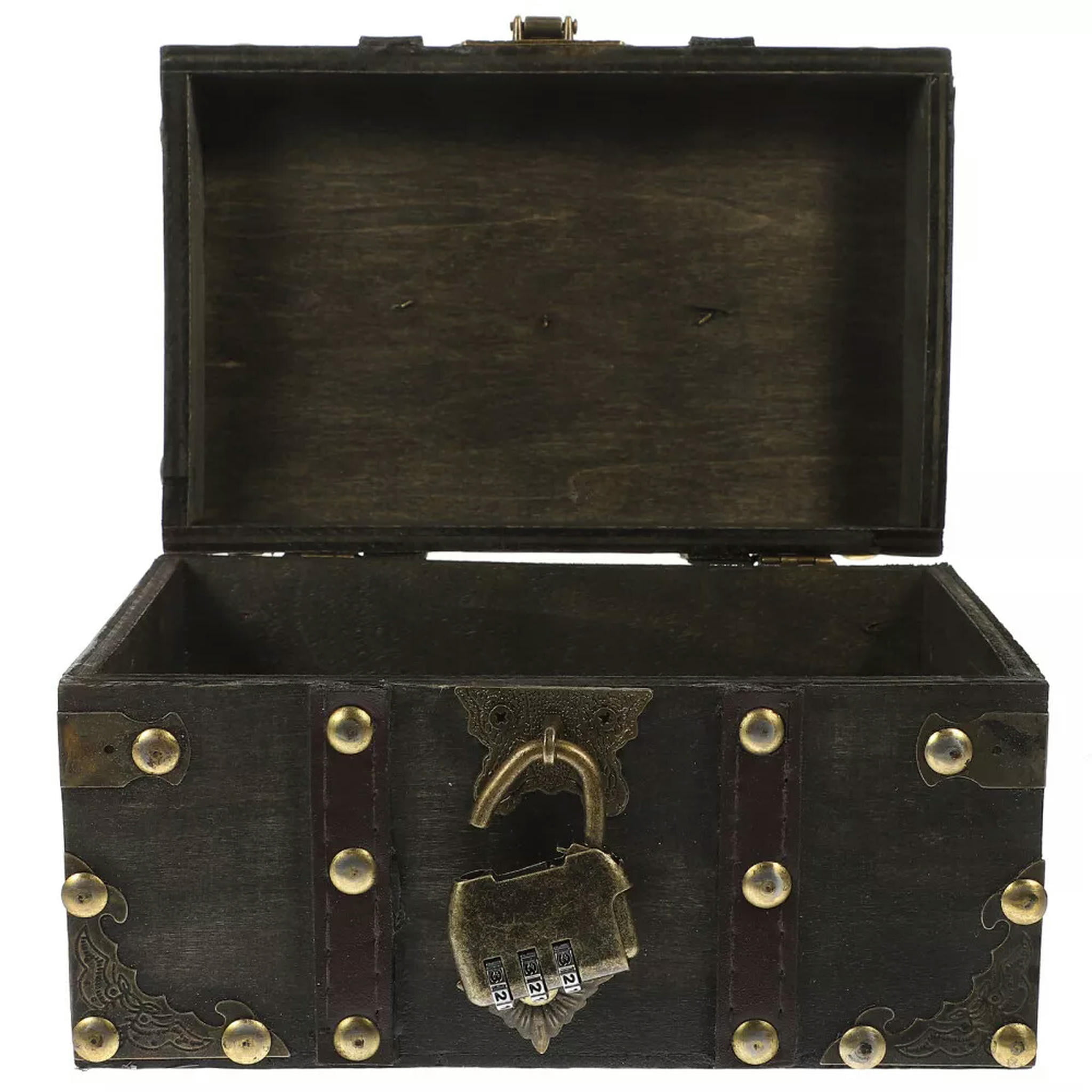 K-KED Empty Man Crate Delicate Jewelry Case Vintage Treasure Chest ...