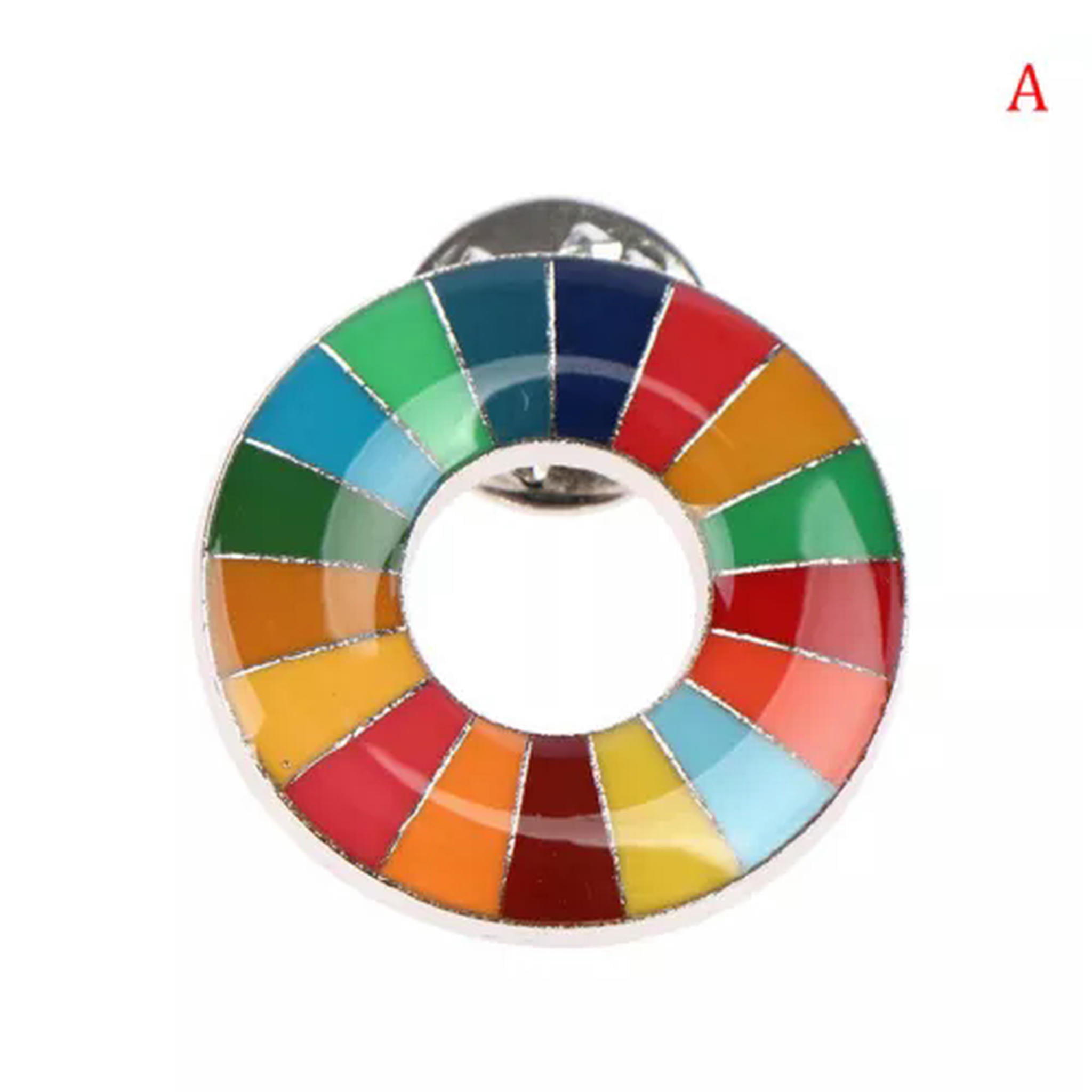 K-KED Enamal 17 Colors Sustainable Development Goals Brooch United ...