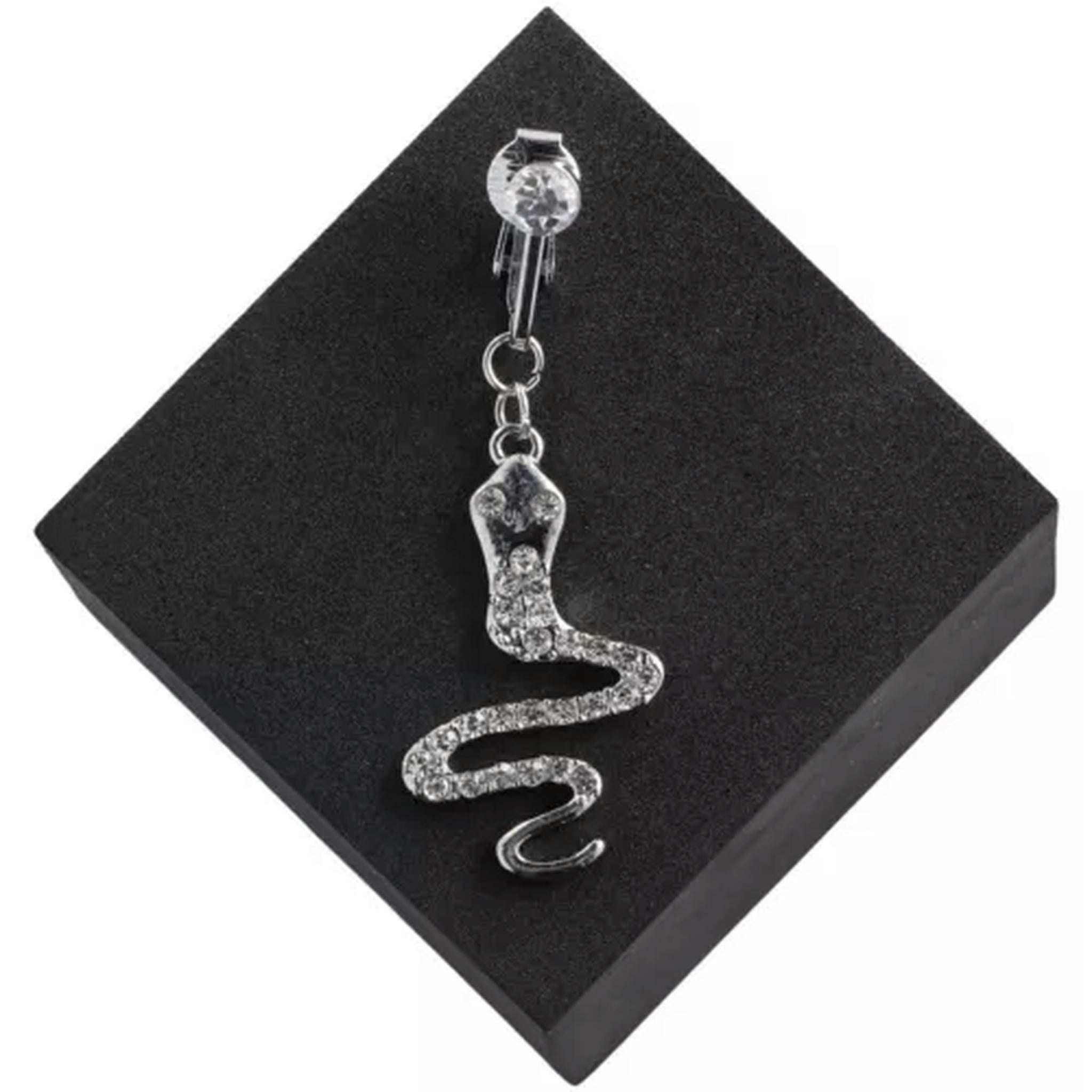 K-KED Fake Belly Button Ring Body Non-piercing Clip On Navel Cartilage ...