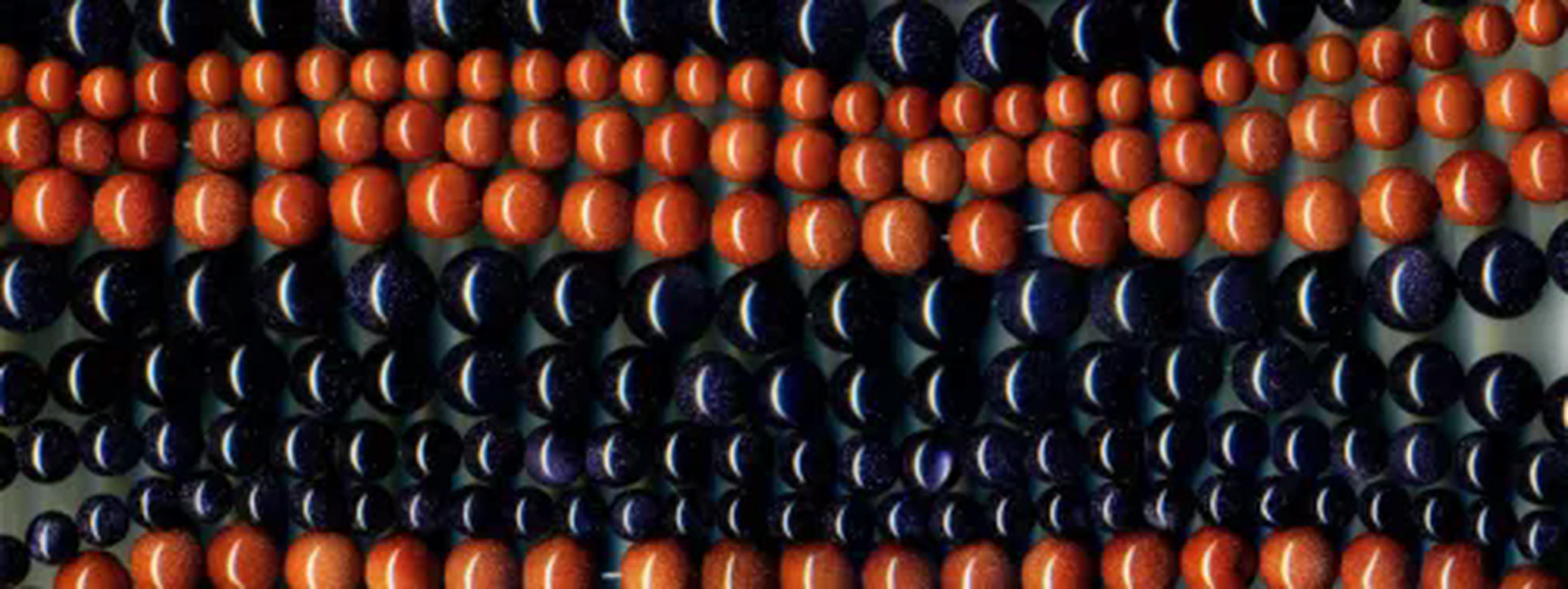 K-KED Goldstone Beads Sun Sitara, Sandstone 15"-8 mm-Golden - Walmart.com