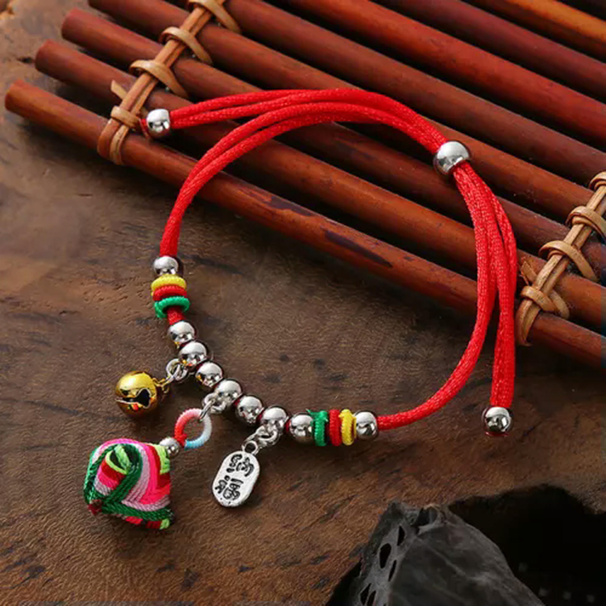 K-KED Hand Rope Chinese Style Bracelet Dragon Boat Festival Bracelet ...