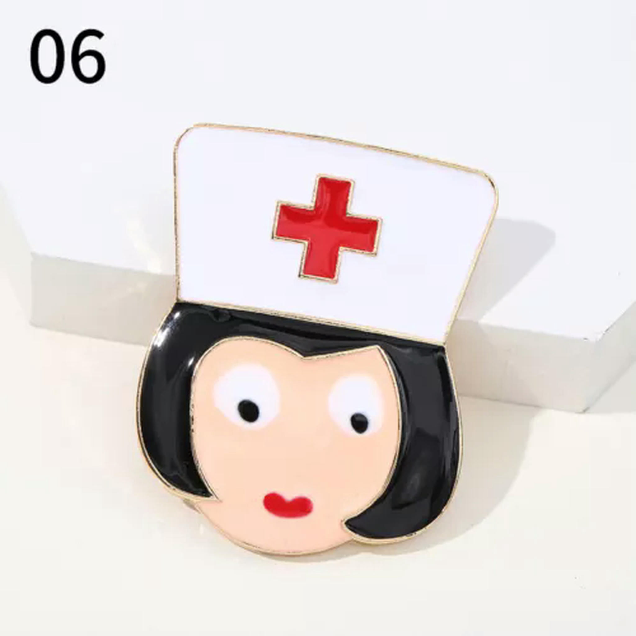K-KED Medical Brooch Pin Stethoscope Heart Pins Nurse Doctor Badge ...