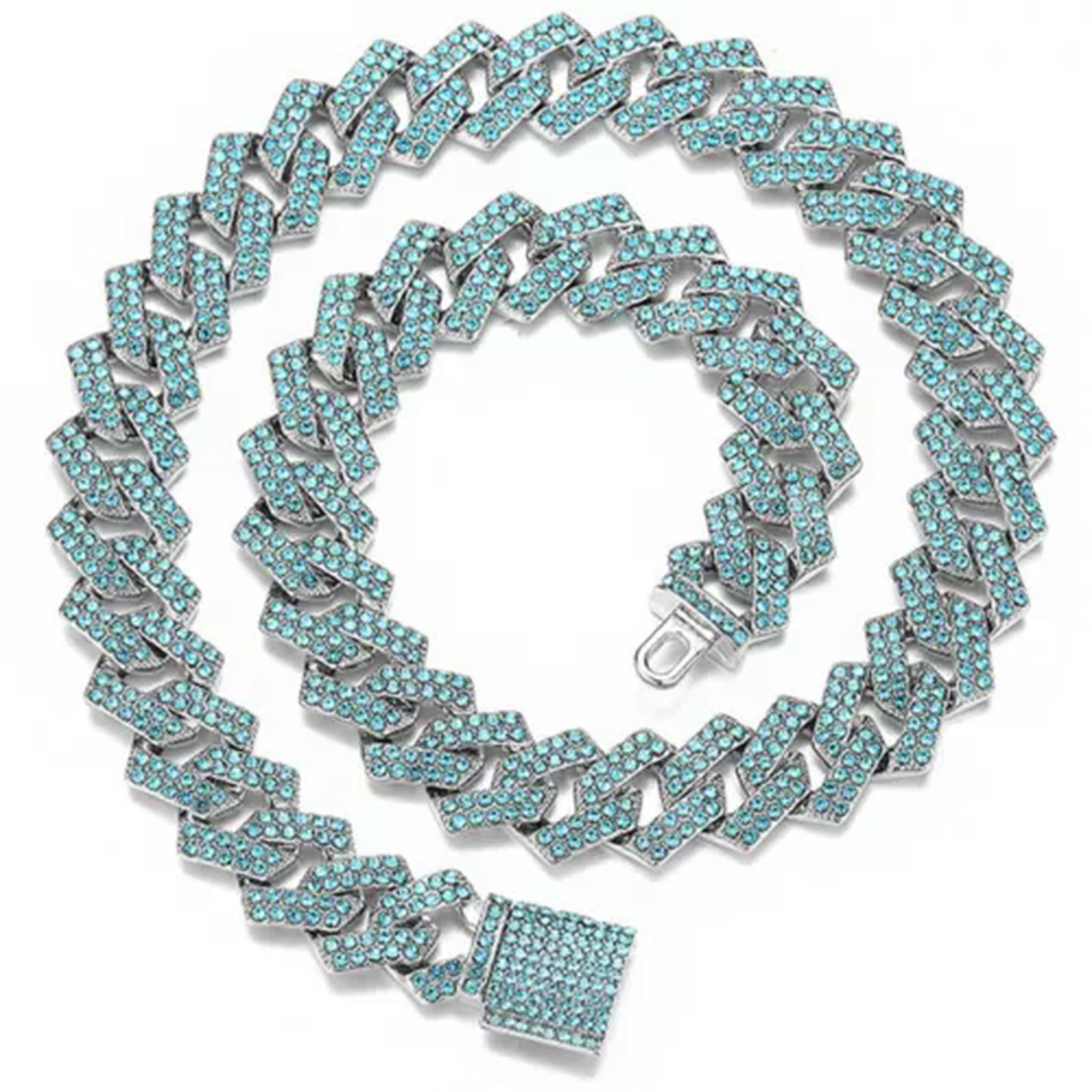 K-KED Men's Cuban Link Chain Heavy Duty Stainless Steel Hip Hop ...