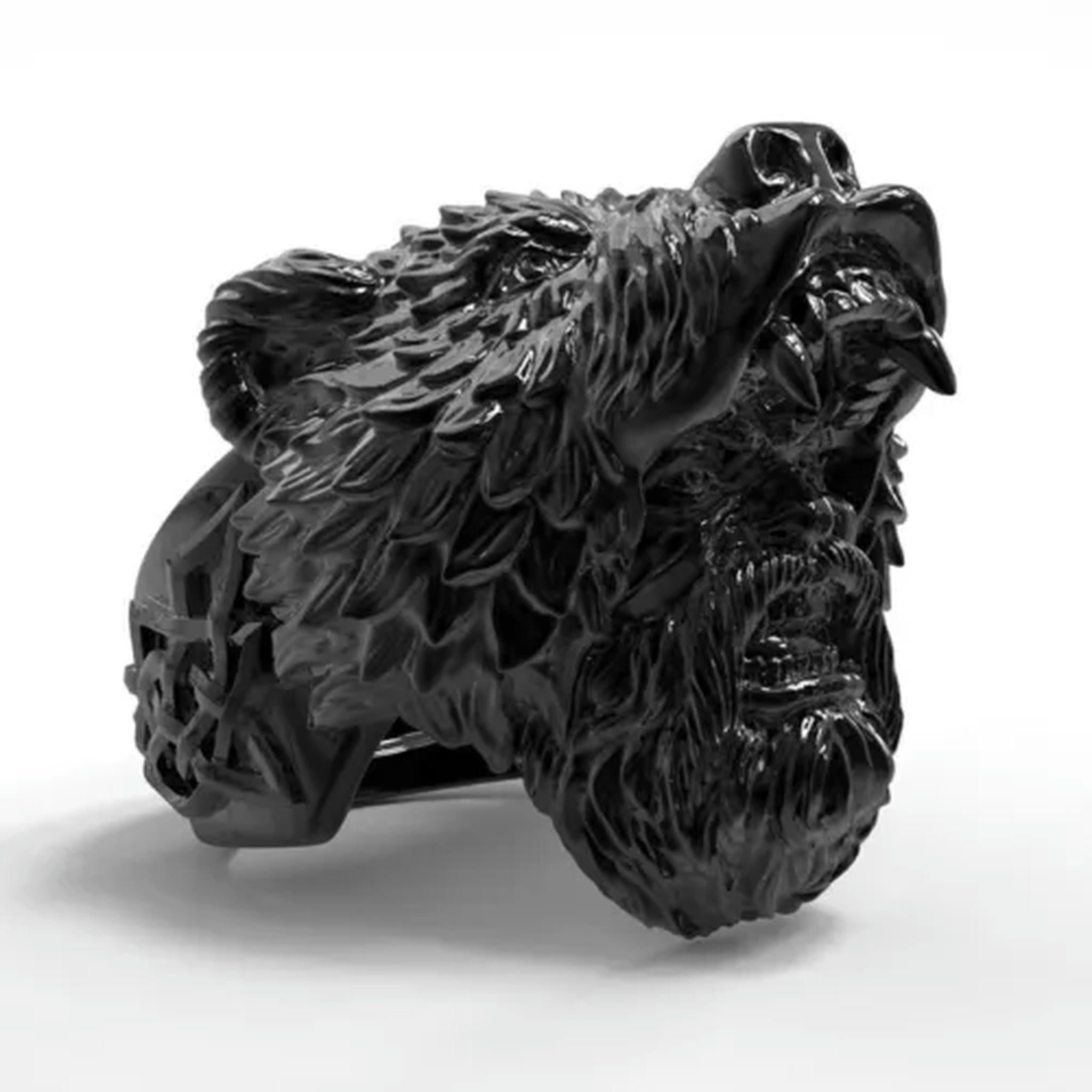 K-KED Men's Viking Warrior Hunter Gladiator Pirate Ring Stainless Steel ...