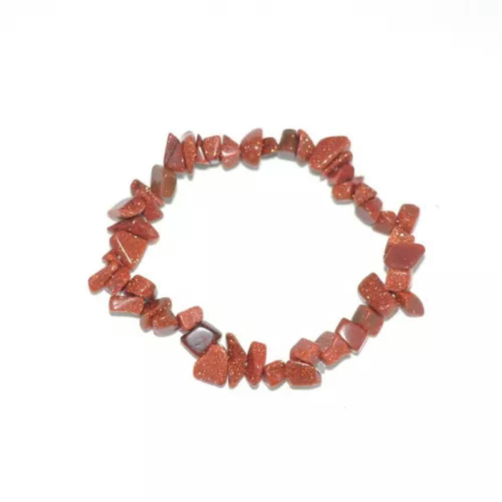 K-KED Natural Healing Quartz Gravel Hand Strings Crystal Gems Stretchy ...