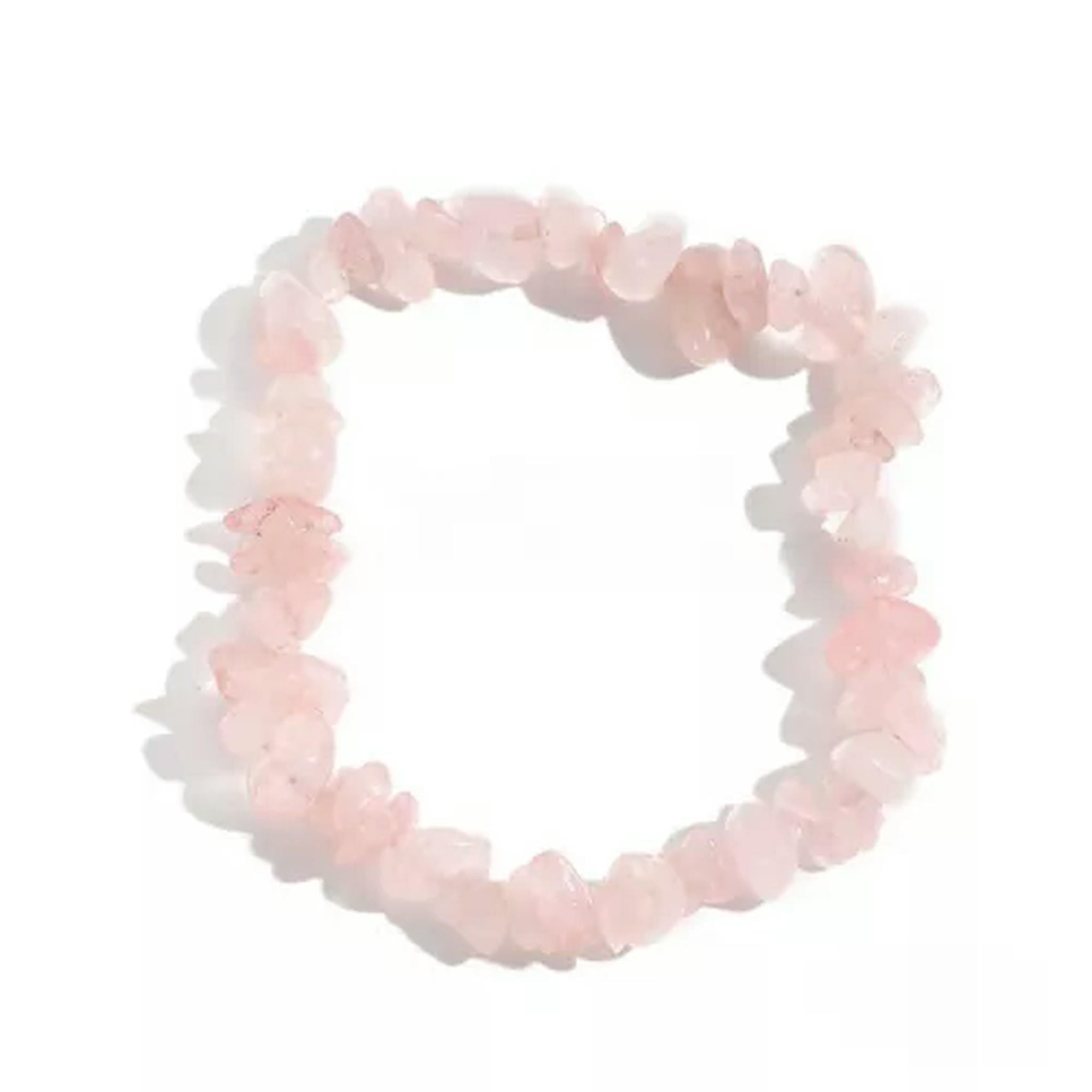 K-KED Natural Healing Quartz Gravel Hand Strings Crystal Gems Stretchy ...