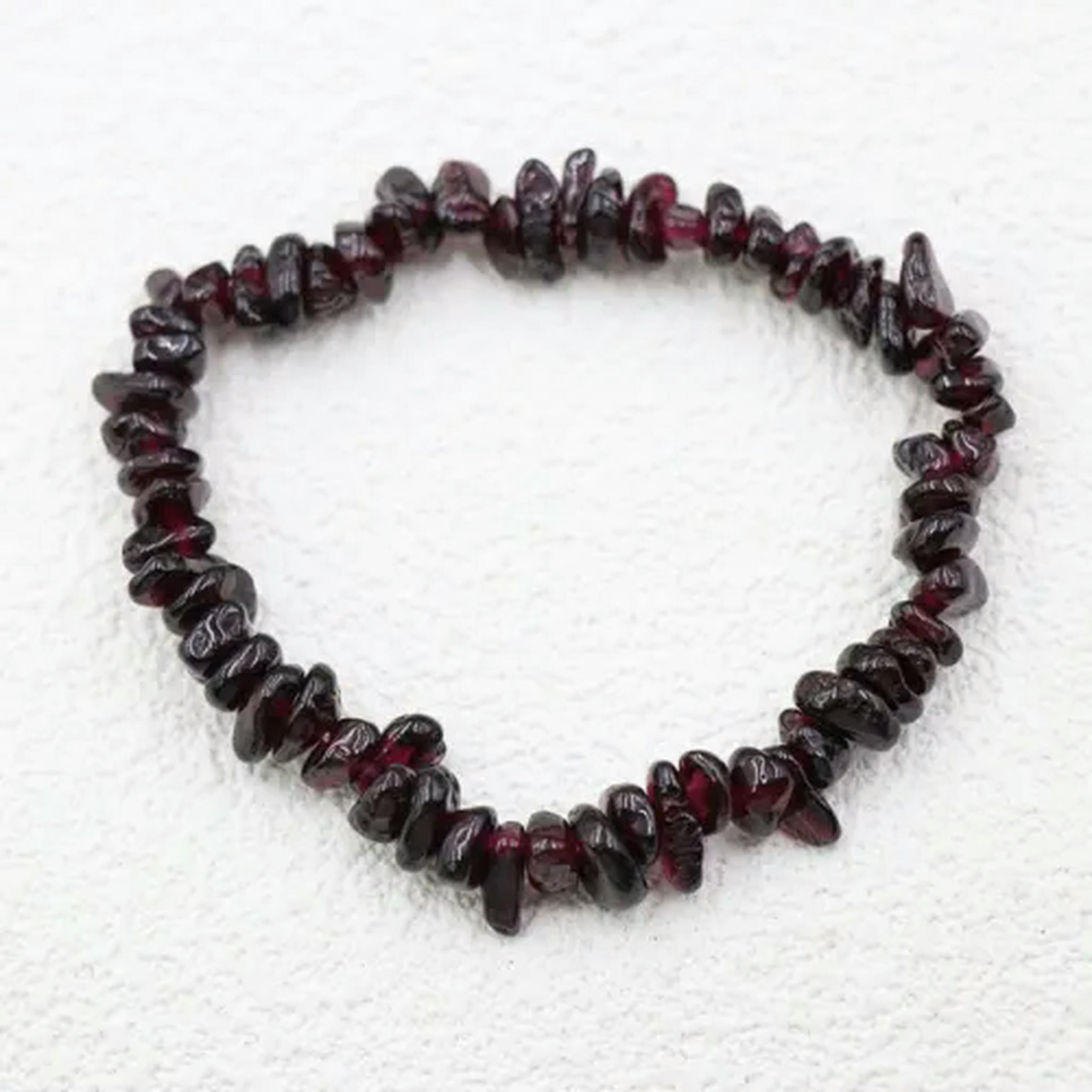 K-KED Natural Healing Quartz Gravel Hand Strings Crystal Gems Stretchy ...