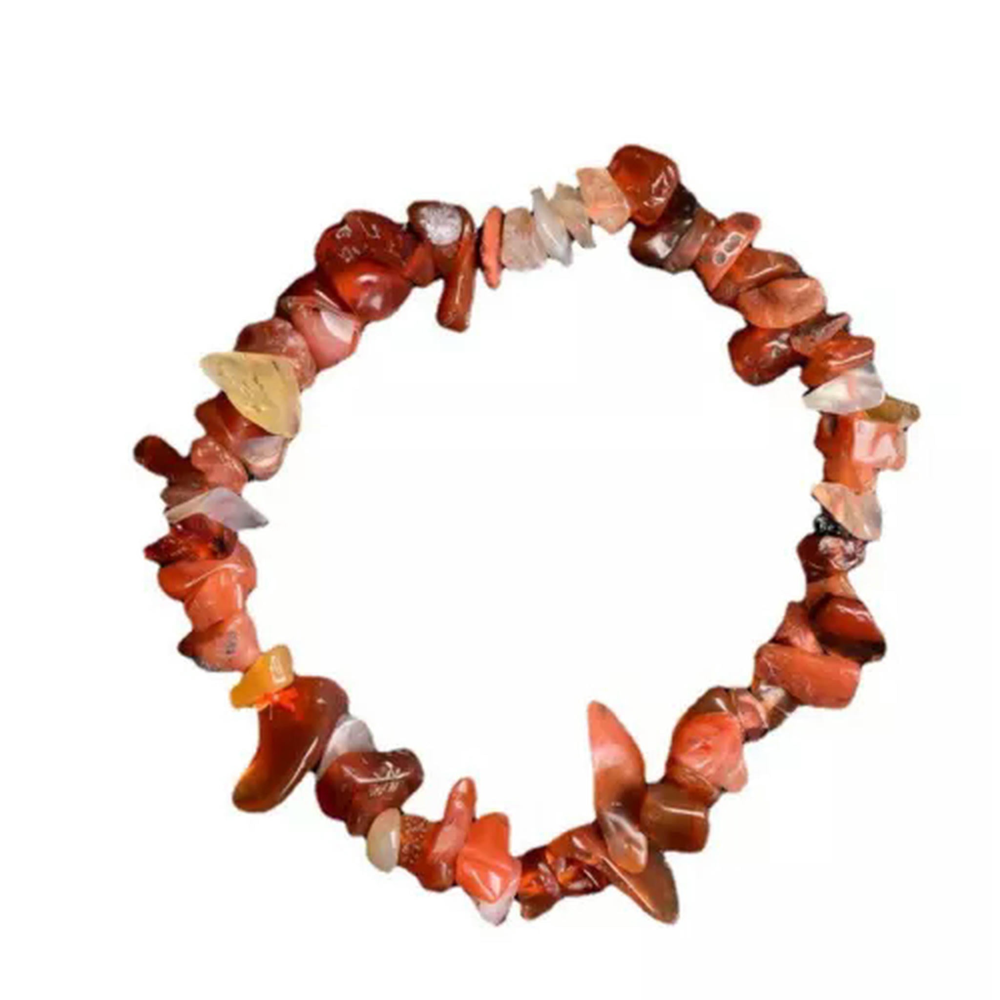 K-KED Natural Healing Quartz Gravel Hand Strings Crystal Stretchy ...