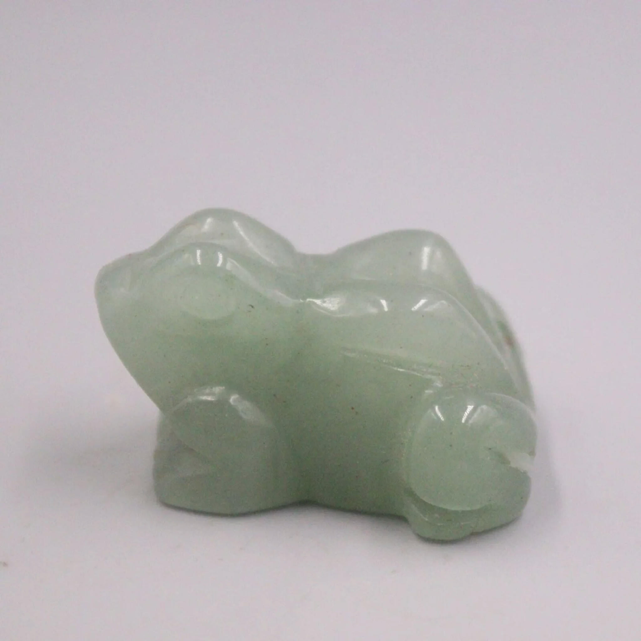 K-KED Natural Jade Frog Statue Netsuke Men Women Lucky Gift Pendant ...