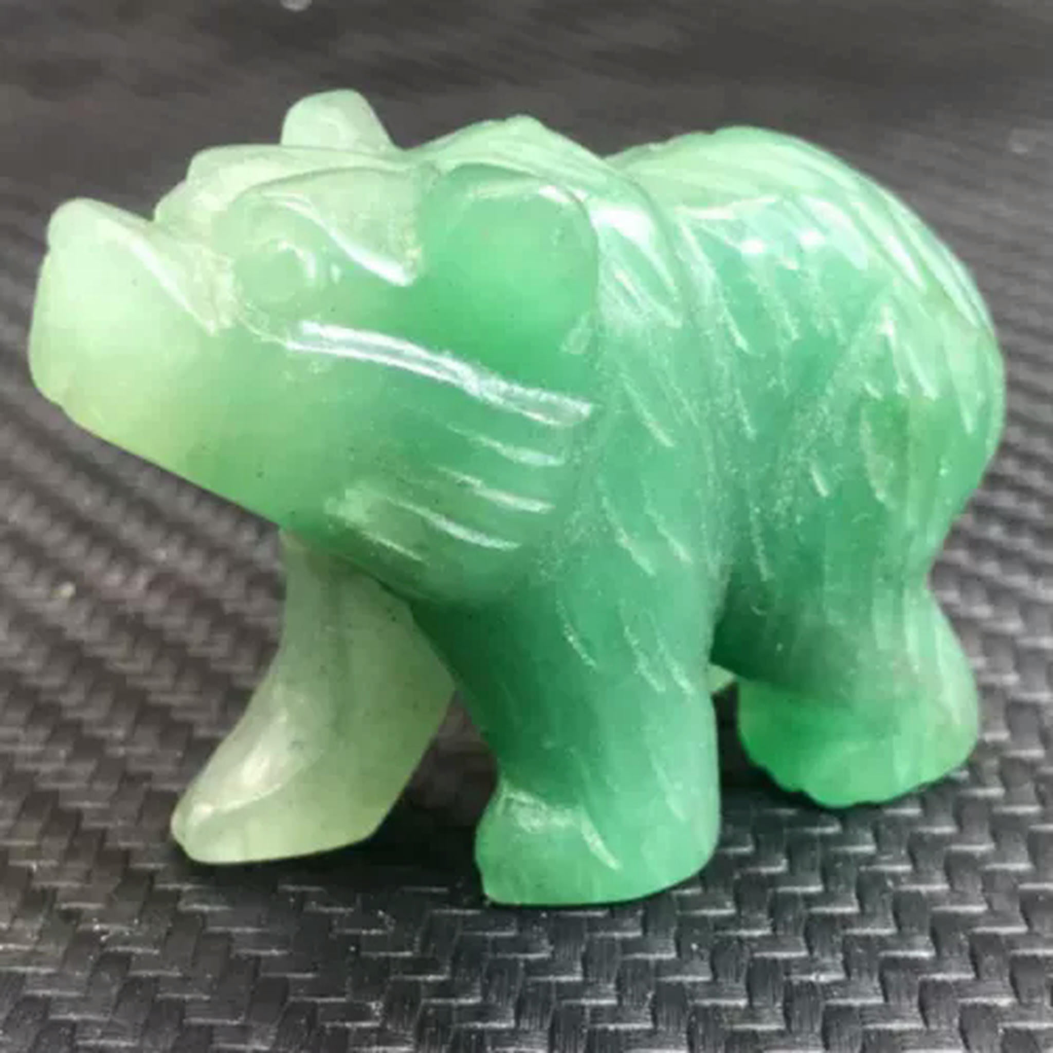 K-KED Natural Quartz Crystal Carved Polar Bear Gemstone Animal Healing ...