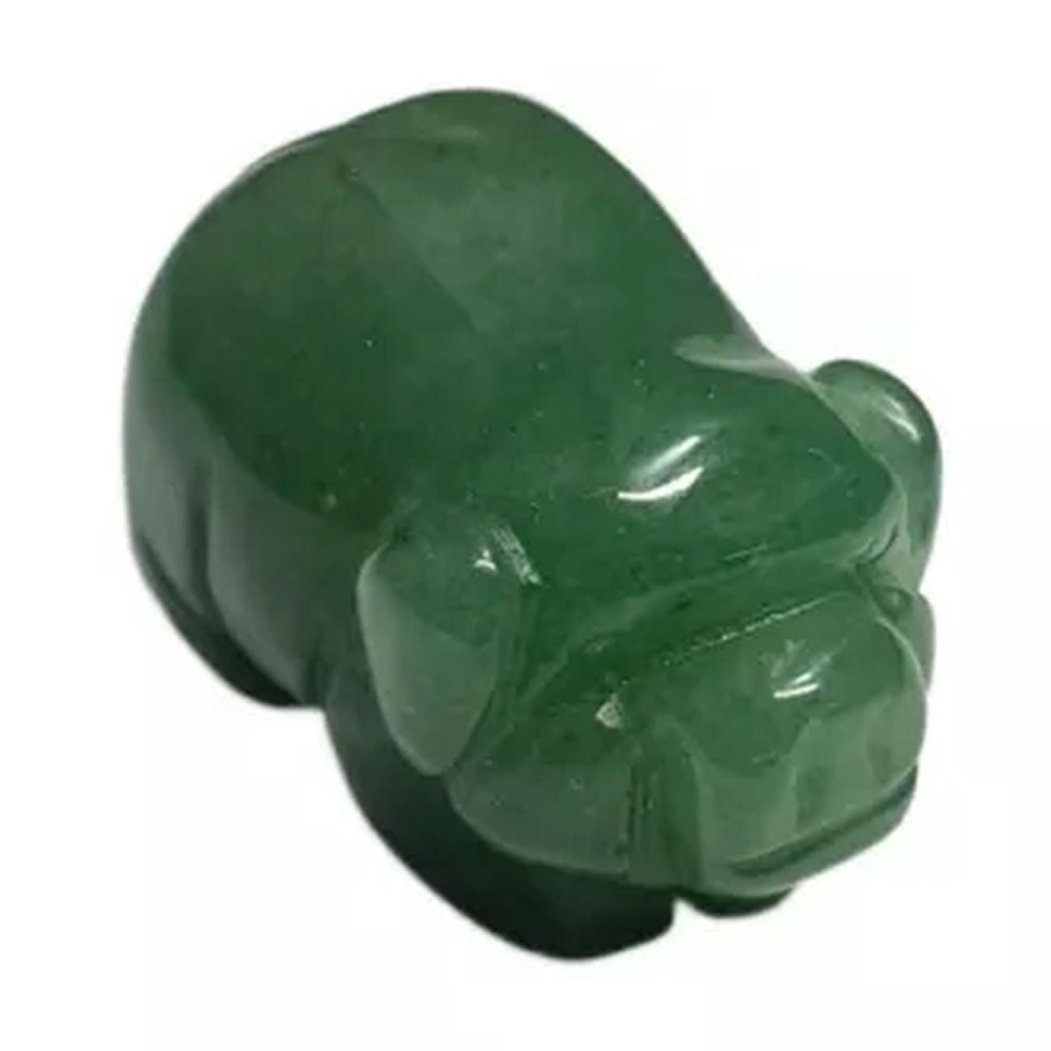 K-KED Natural Quartz Crystal Skull Carved Pig Healing Stone Wild Boar ...