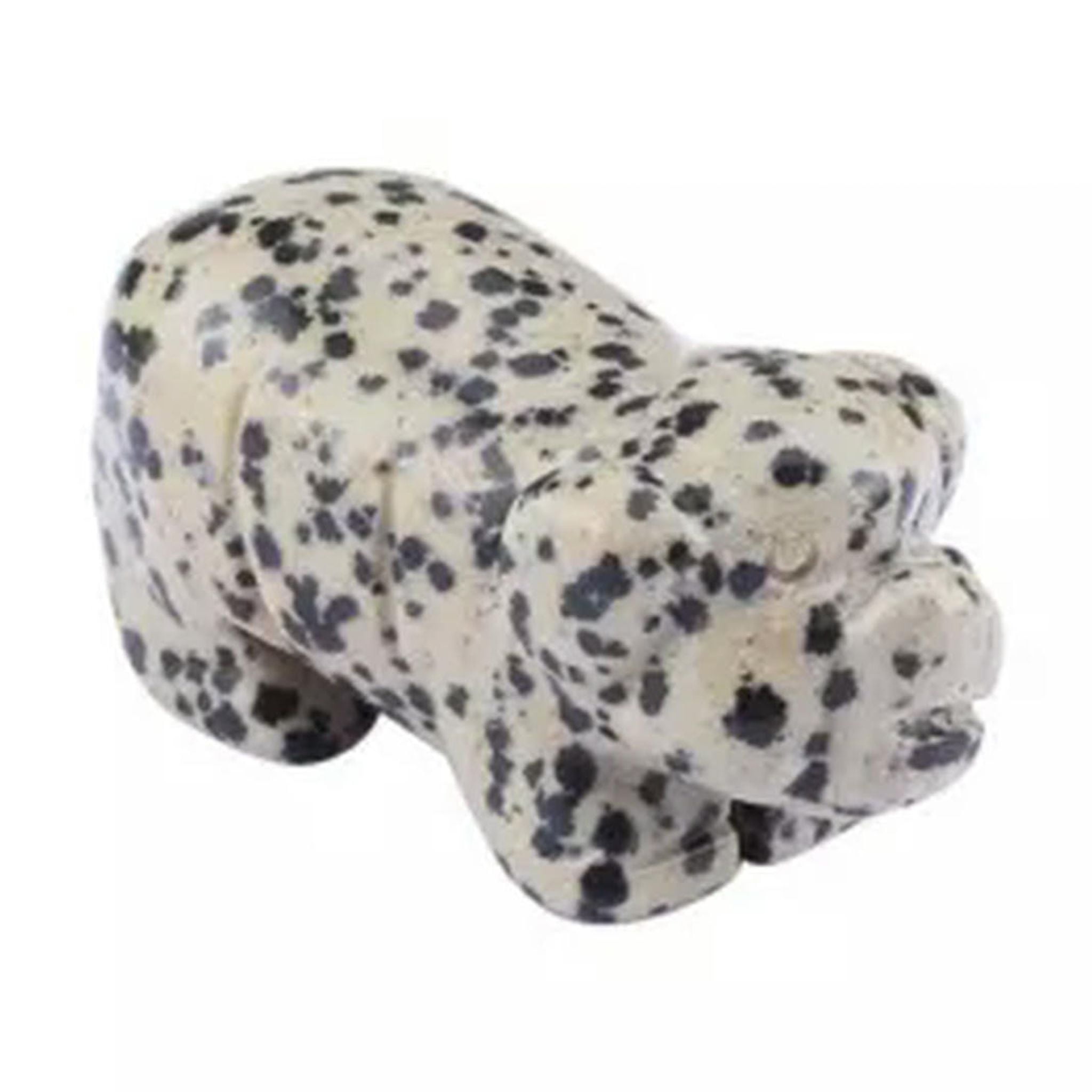 K-KED Natural Quartz Crystal Skull Carved Pig Healing Stone Wild Boar ...