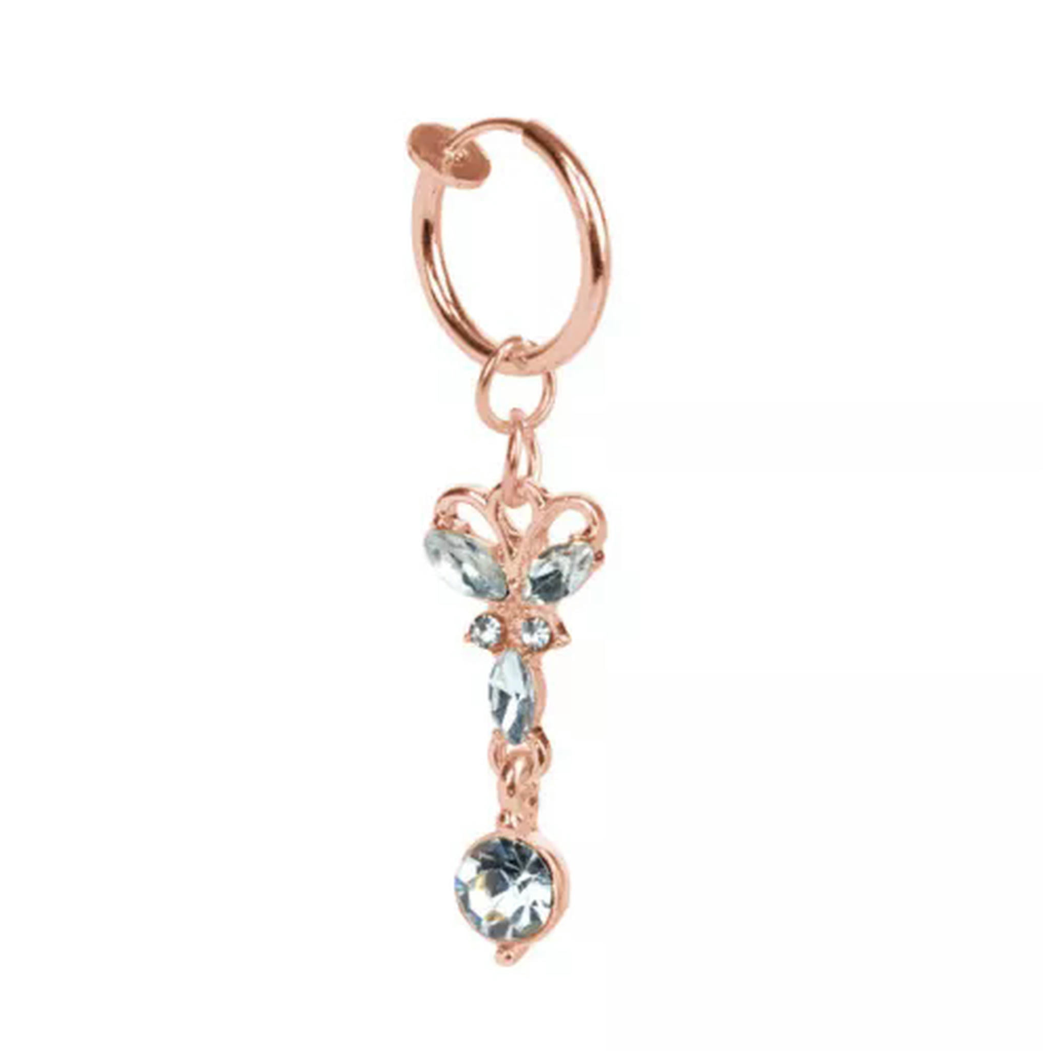 K-KED New Belly Button Rings Dangle Crystal Rhinestone Navel Bar ...