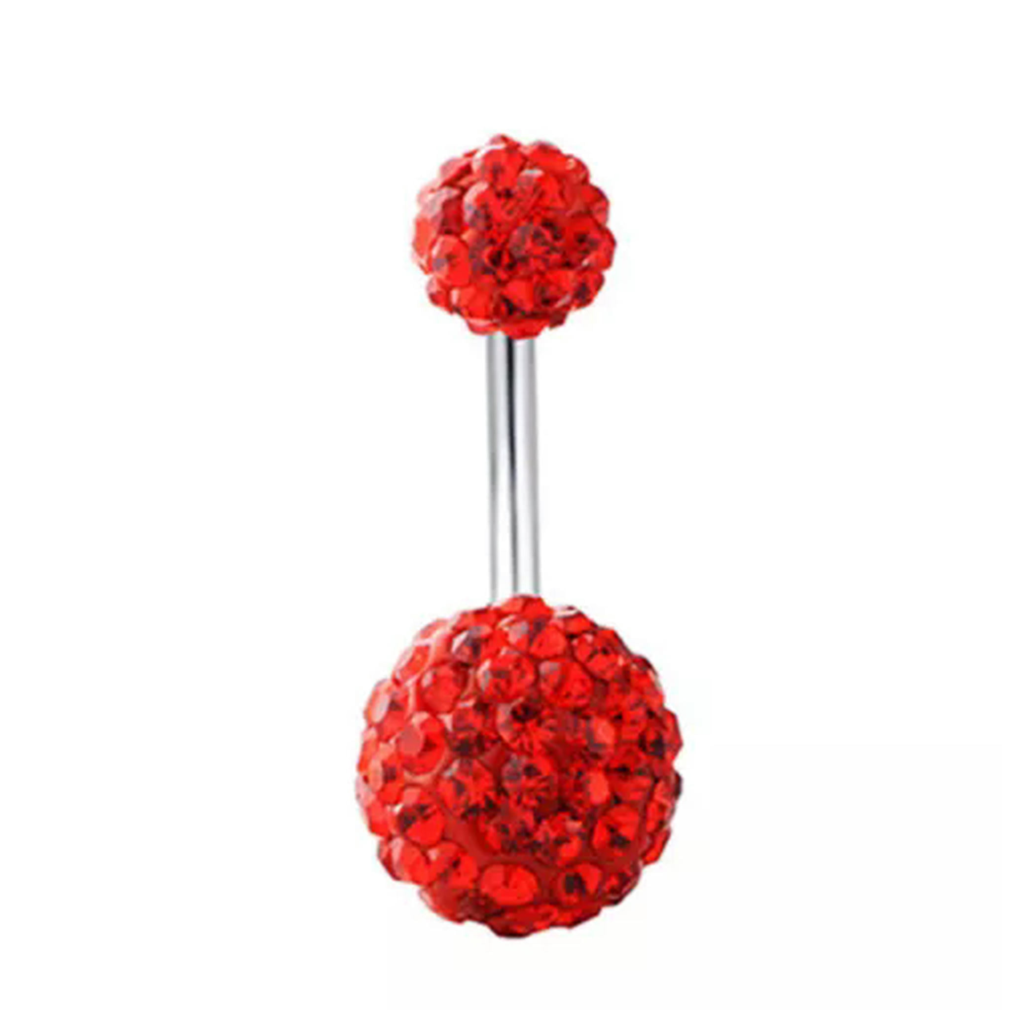 K-KED New Belly Button Rings Dangle Crystal Rhinestone Navel Bar ...