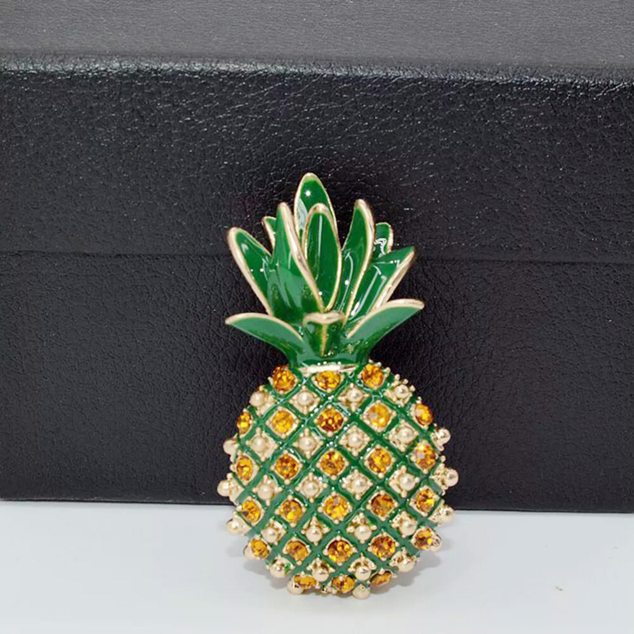 K-KED Pineapple Brooch Pins for Women Fruit Gift Elegant Creative ...