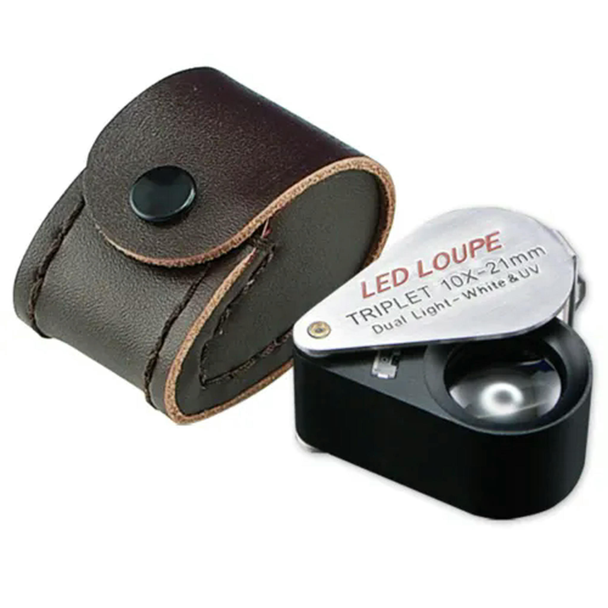 K-KED Pocket 10X Magnifying Loupe Delicate Jewelry Eye Glass Magnifier ...