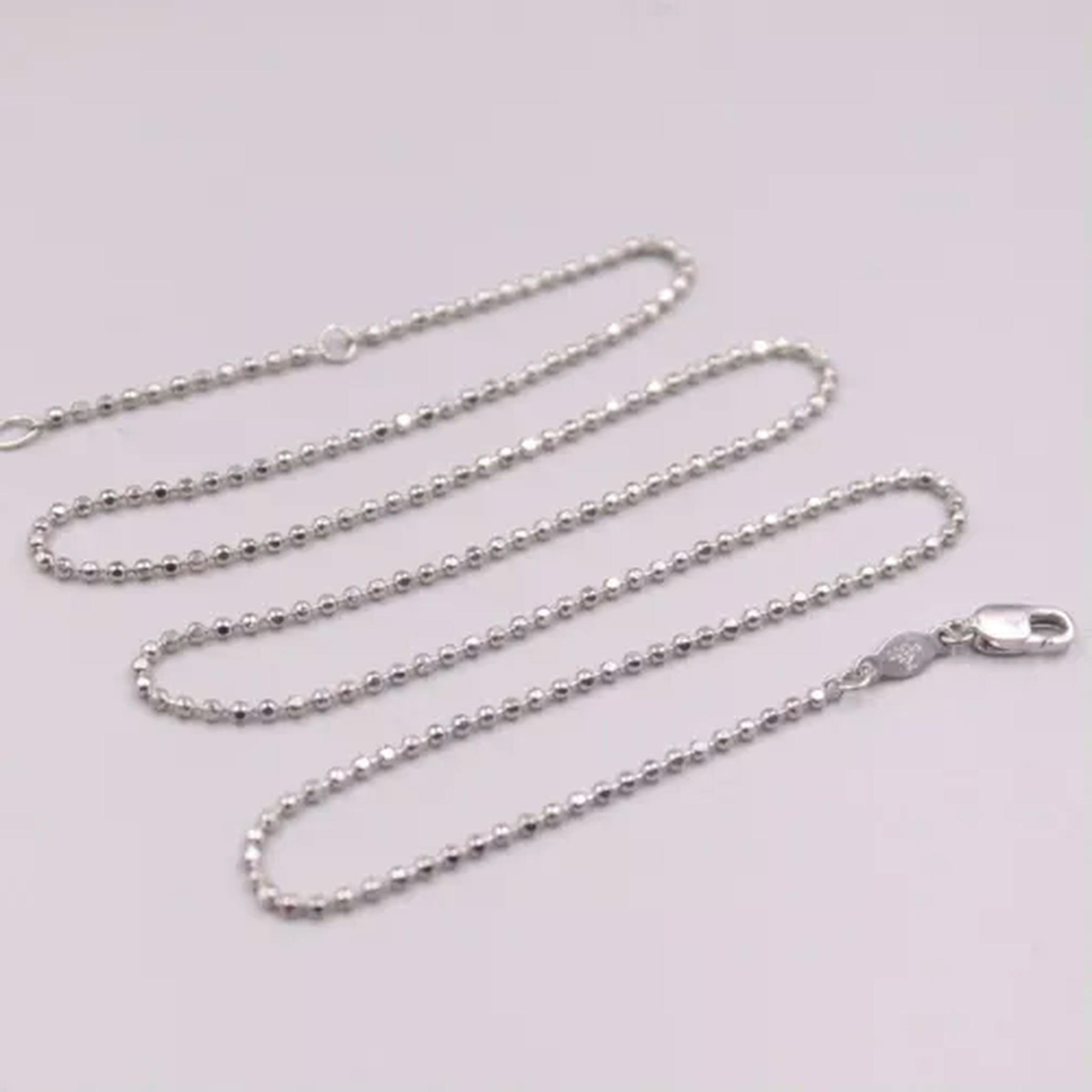 K-KED Pt950 Pure Platinum 950 Chain Necklace For Women Real Platinum ...