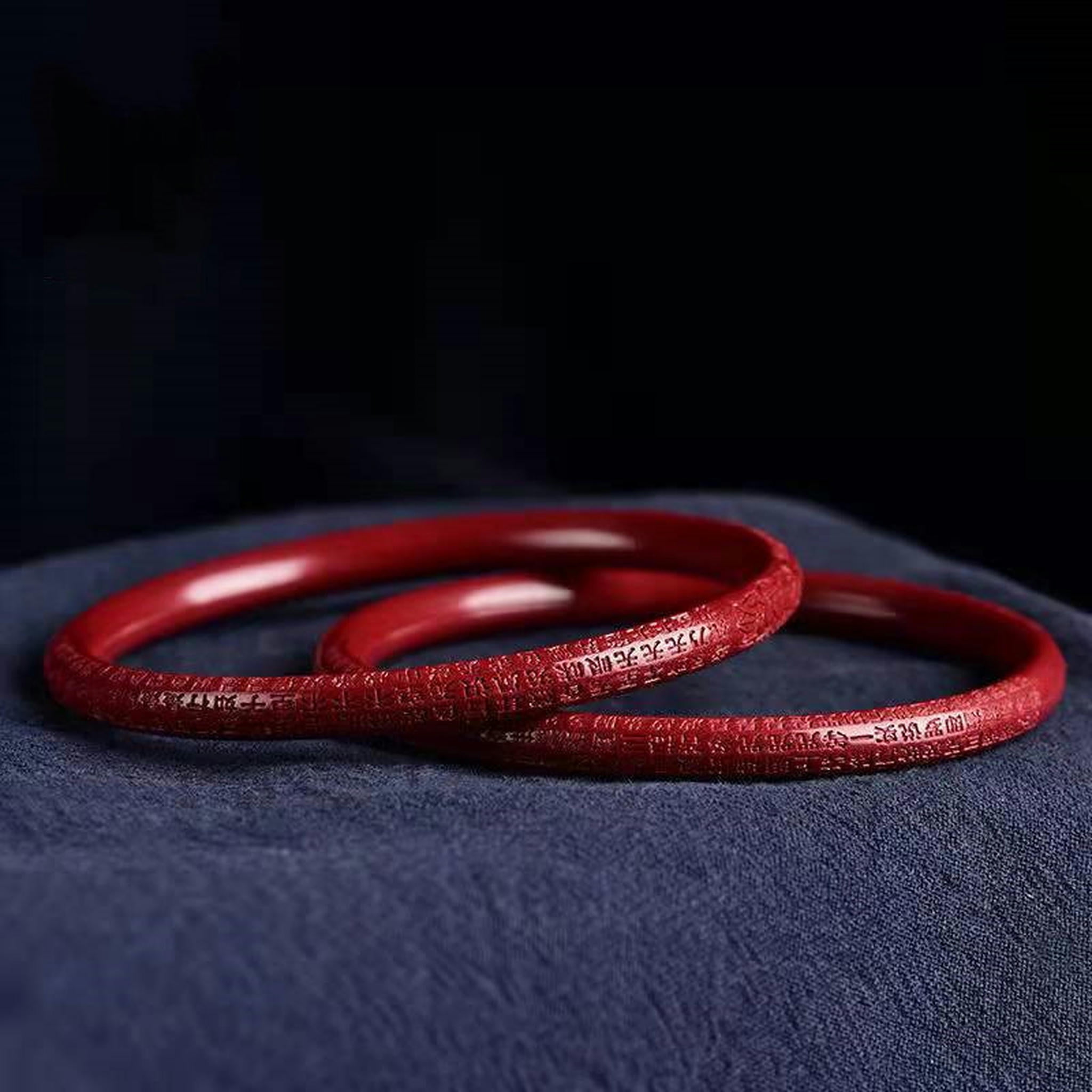 K-KED Red Sand Bracelet Purple Gold Sand Prajnaparamita Heart Sutra ...