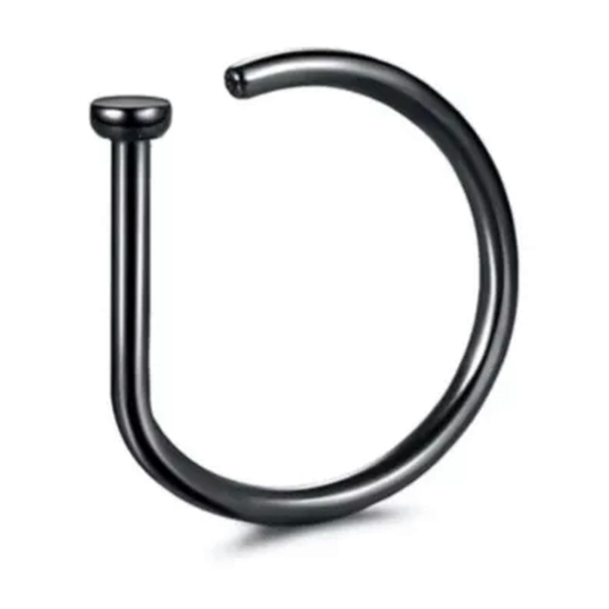 K-KED Simple Nostril Earring Nose Hoops Clip Cuff Fake Piercing Women ...