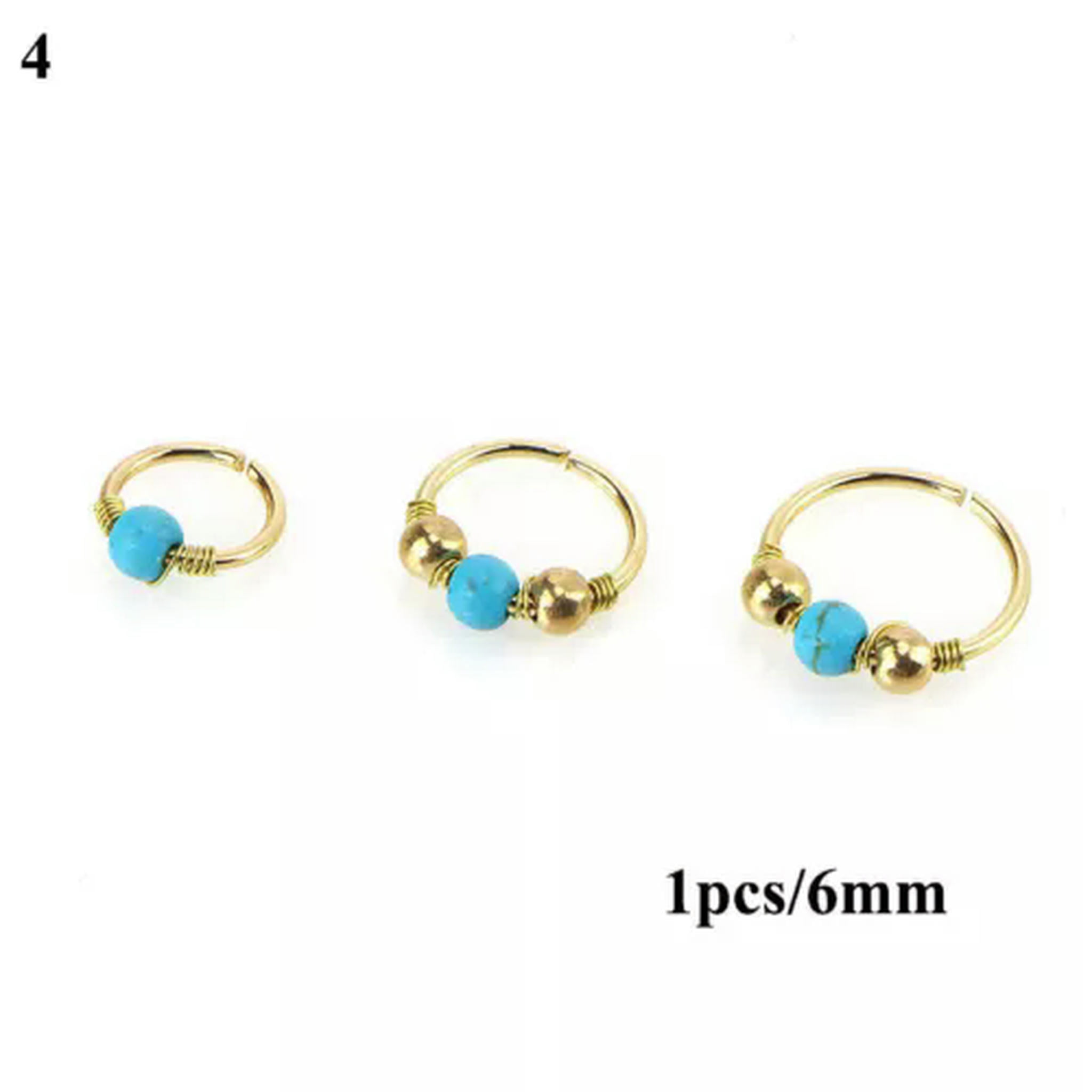 K-KED Surgical Steel Nose Ring Septum Clicker Hinge Segment Ear Helix ...