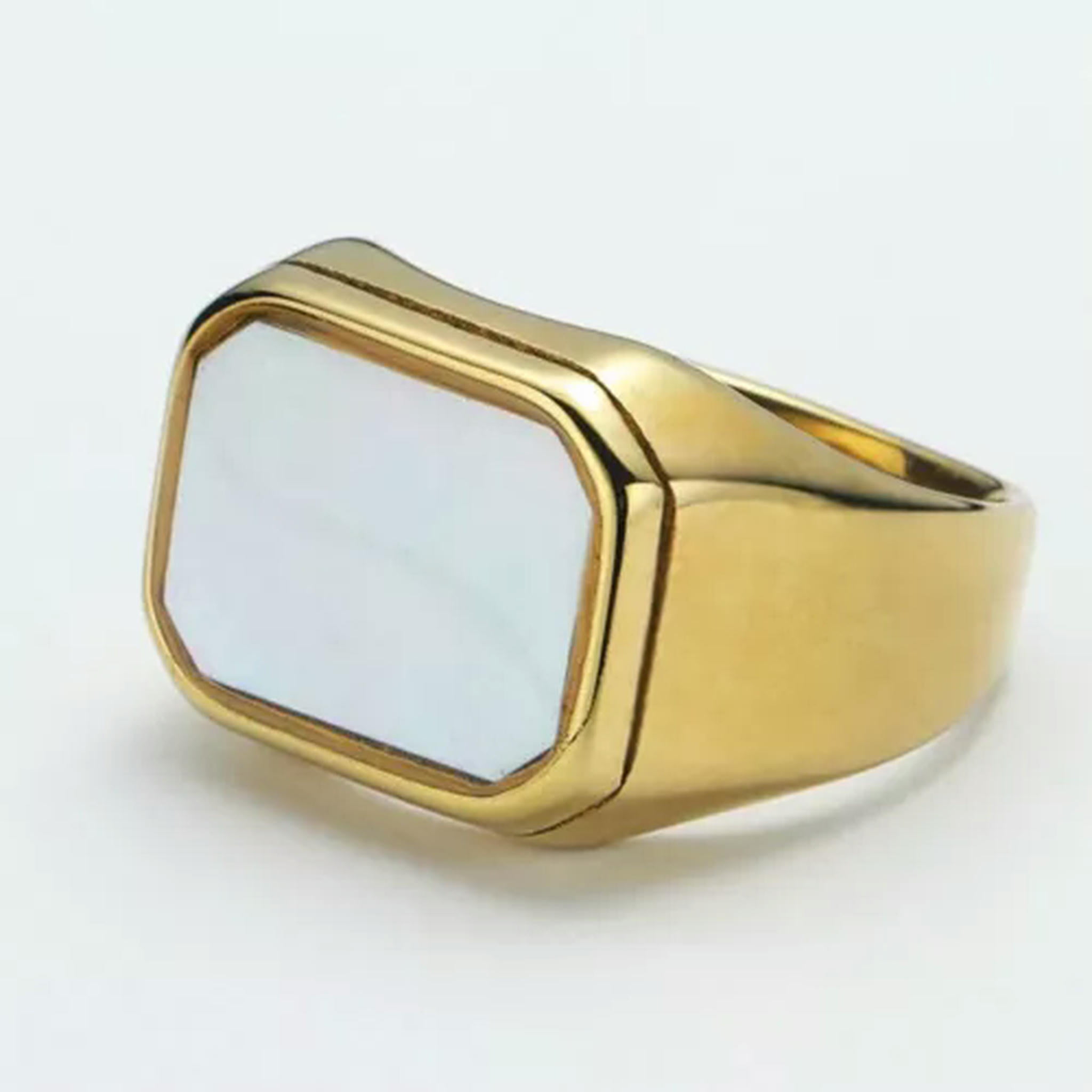 K-KED Versatile Minimalist Abalone Sea Shell Stainless Steel Square ...