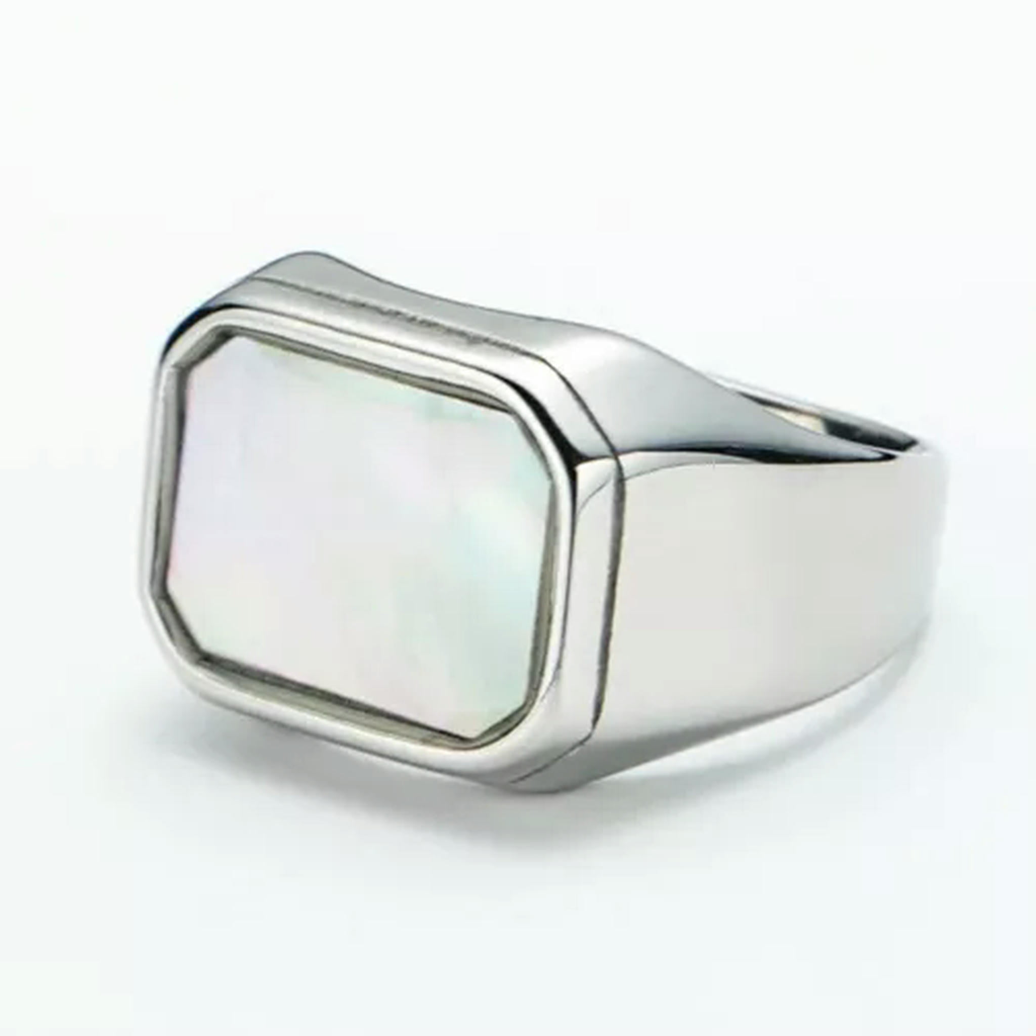 K-KED Versatile Minimalist Abalone Sea Shell Stainless Steel Square ...