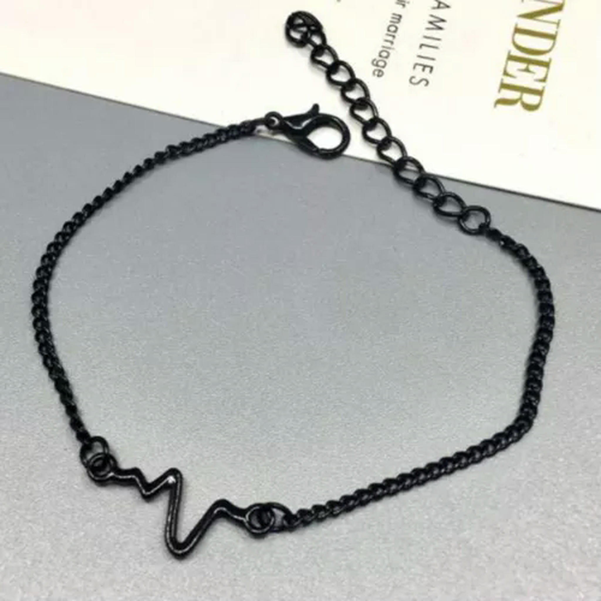 K-KED Women's Electrocardiogram Heartbeat ECG EKG Bracelet Valentine's ...