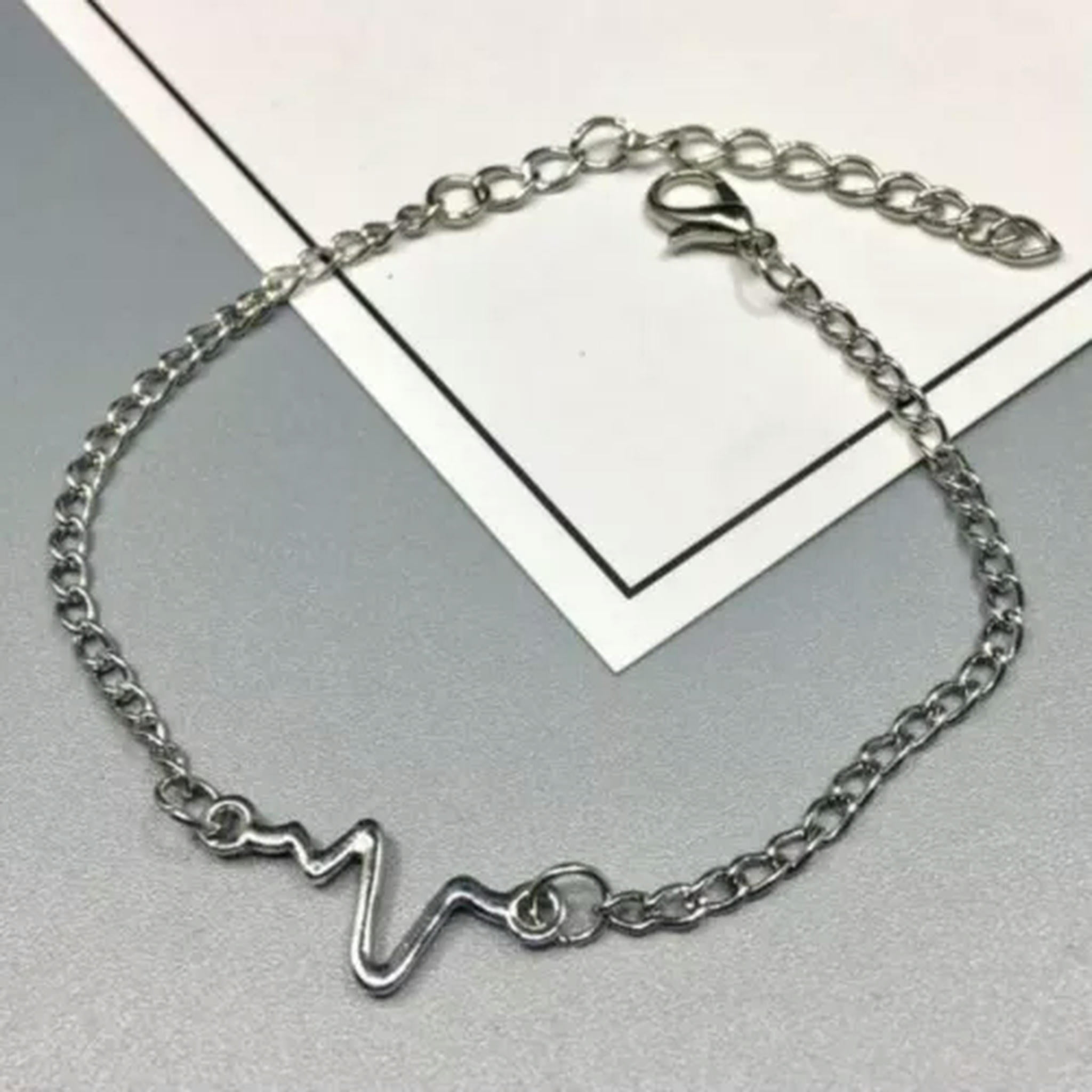 K-KED Women's Electrocardiogram Heartbeat ECG EKG Bracelet Valentine's ...