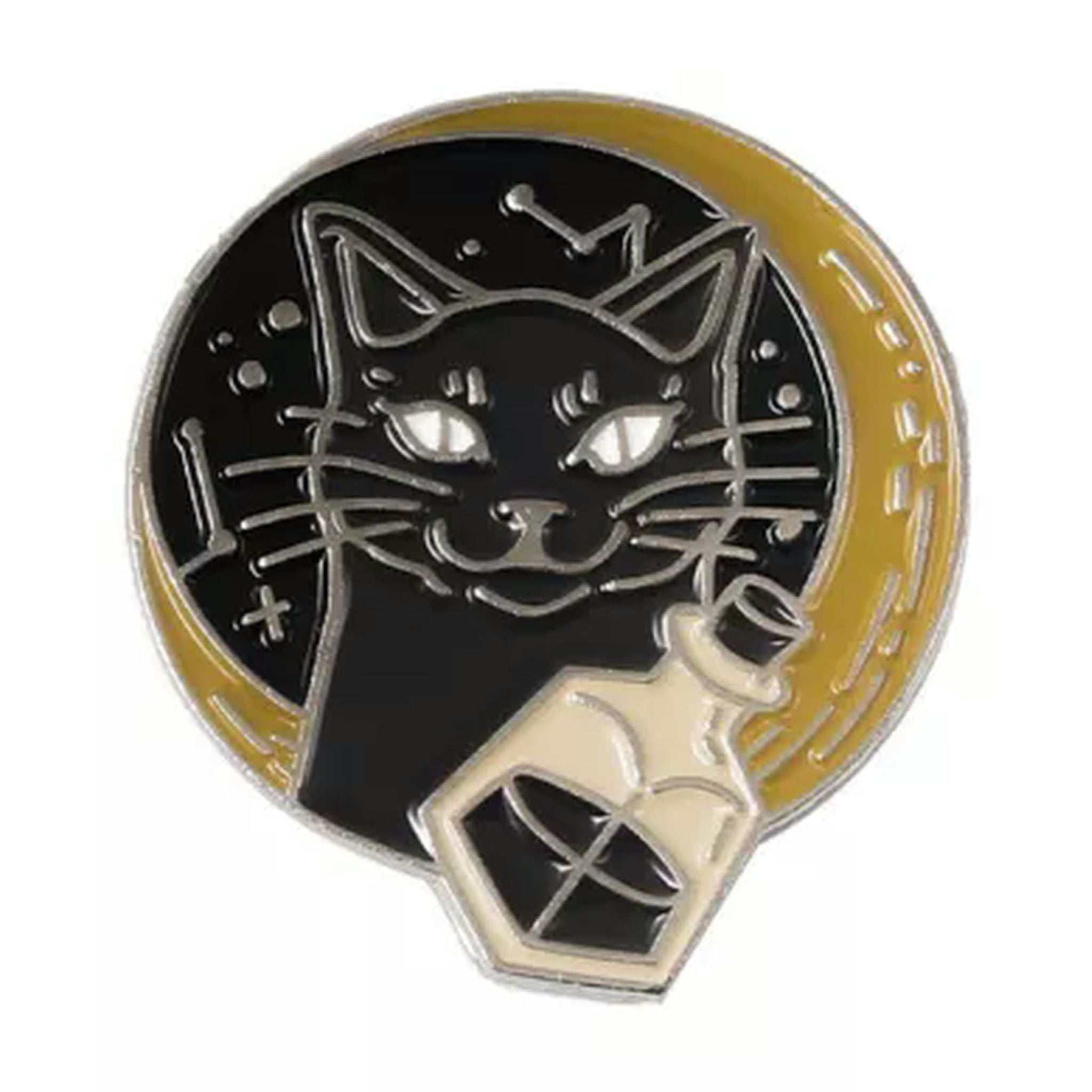 K-KED dark punk gothic brooch cat duke brooch Eye Candle Brooch Witch ...