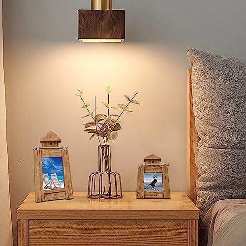 K KILIPES Rustic Lighthouse Picture Frame Solid Wood Photo Frame with ...
