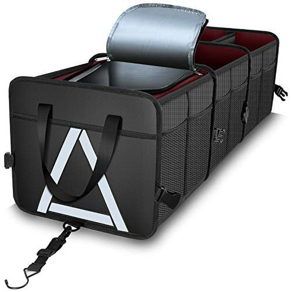 K KNODEL Sturdy Car Trunk Organizer with Premium Insulation Cooler Bag ...