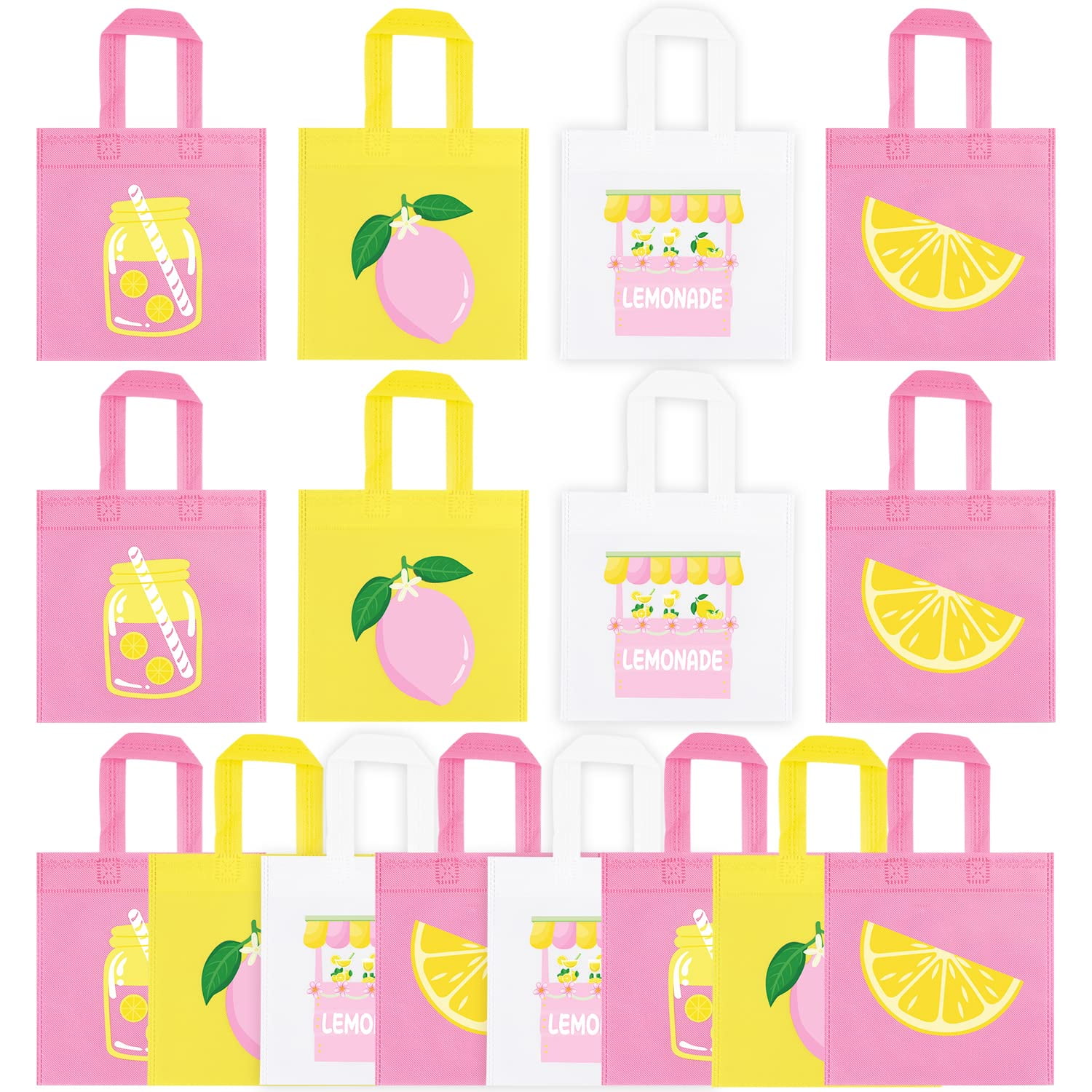 K KUMEED 20 Pack RRF12 Lemon Party Favor Bags, Goodie Candy Bags Treat ...