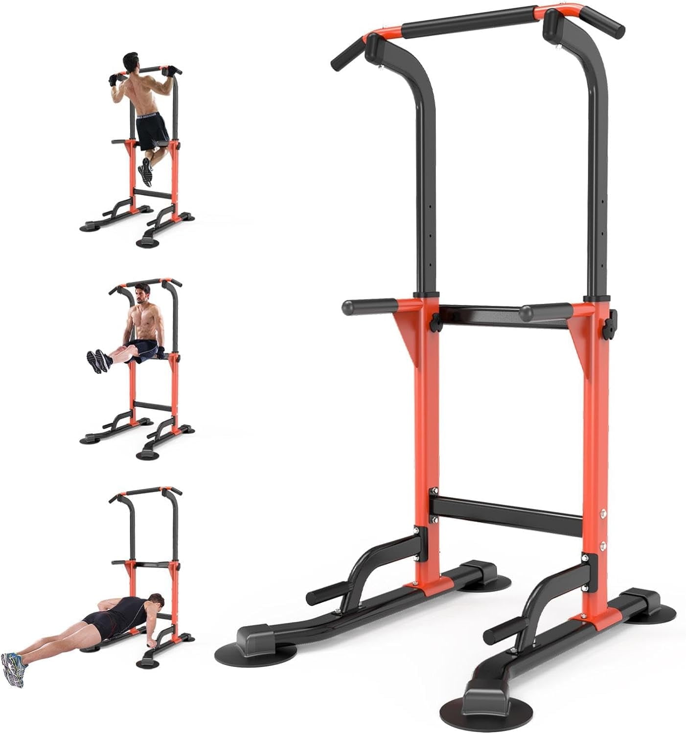 K KiNGKANG Power Tower Dip Station, Pull-Up Bar, Adjustable Workout ...
