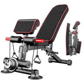 pooboo Foldable Adjustable Weight Bench, 800 LBS Capacity, Sturdy Steel ...