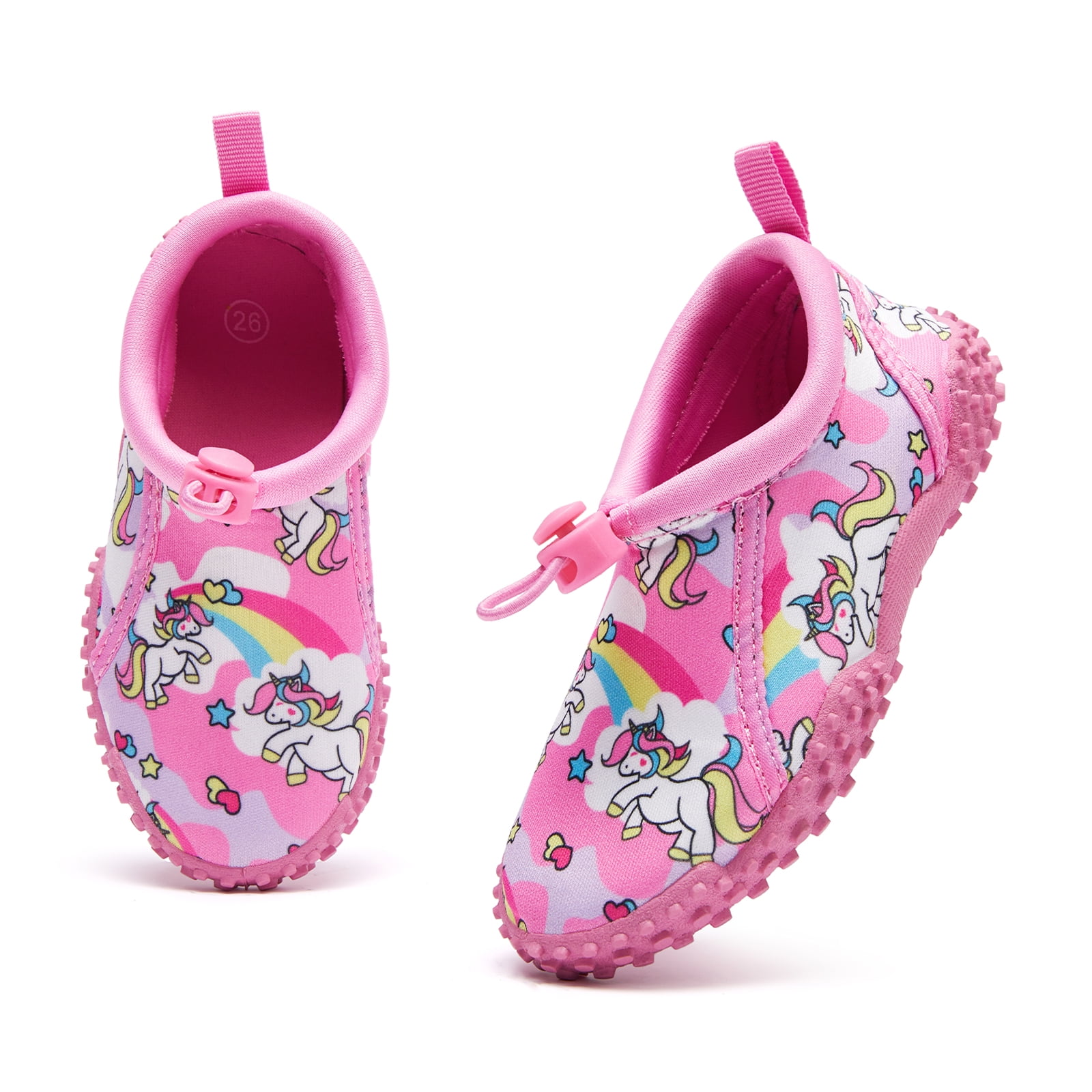 K KomForme Kids Beach Water Shoes Quick Dry Pink Aqua Socks Barefoot ...