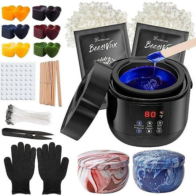 K Korkaun Candle Making Kit, Beeswax Candle Making kit for Adults ...