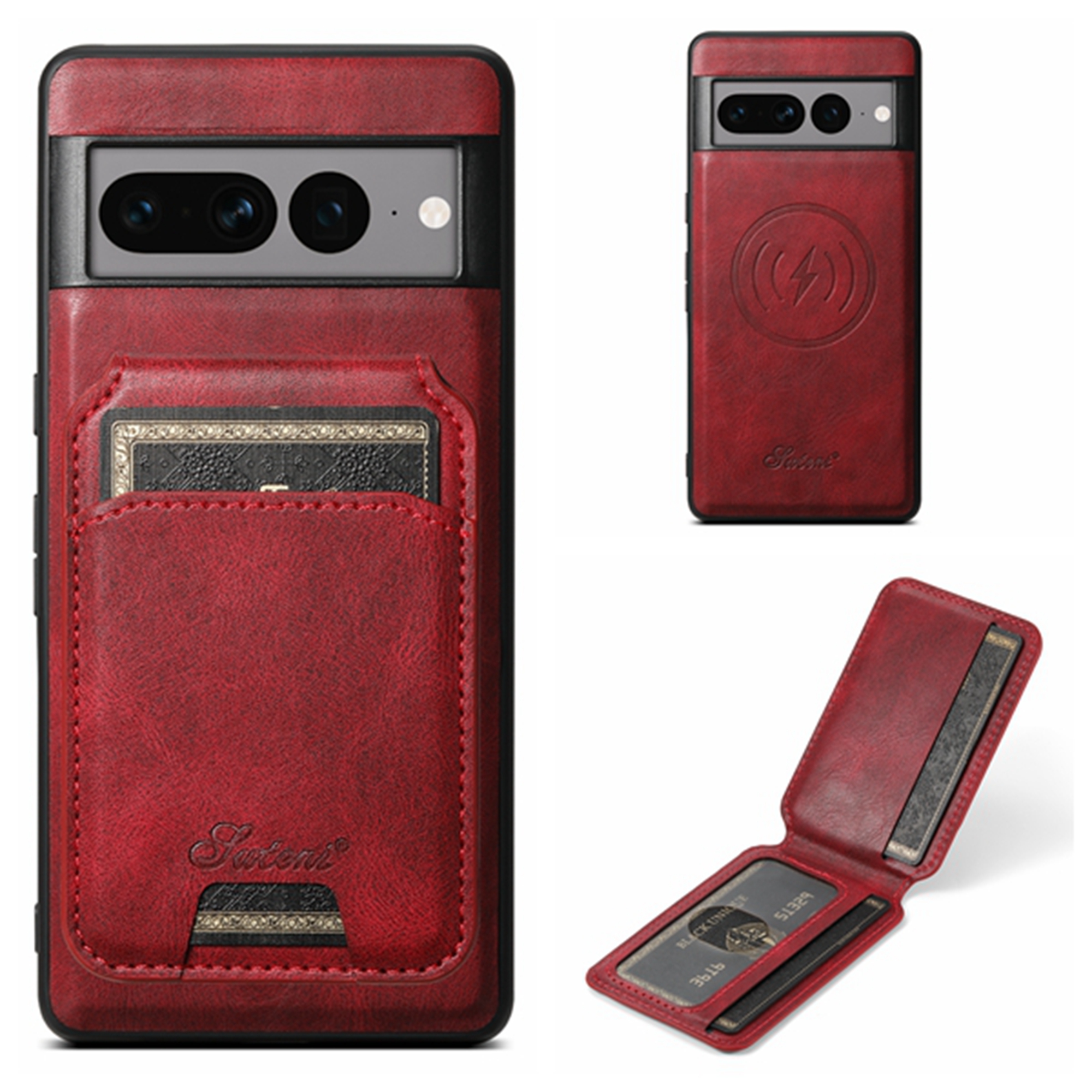 K-Lion for Google Pixel 6 Pro Wallet Case,Support Mag Safe Wireless ...