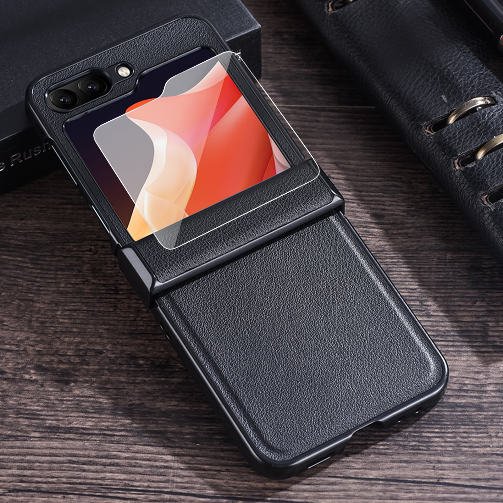 K-Lion for Samsung Galaxy Z Flip 5 Slim Case with Small Screen ...