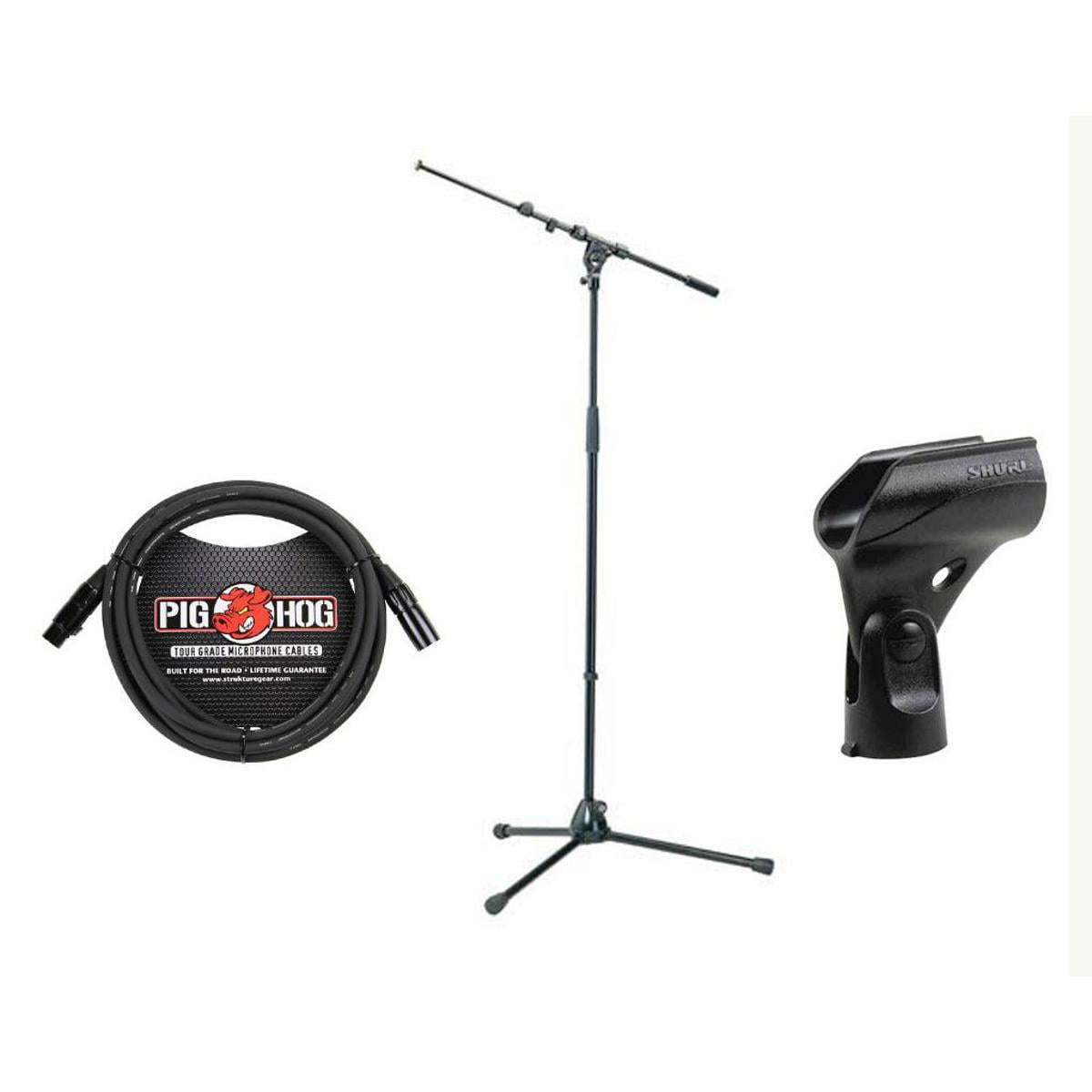 K&M 210/9 Microphone Stand with Telescoping Boom, Microphone Stand ...